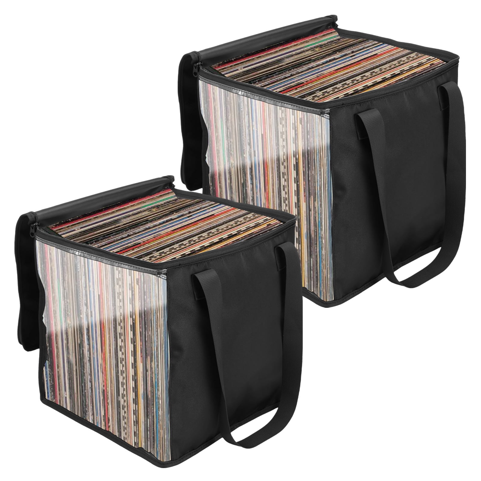 FKSZLL 2Pcs Vinyl Record Storage Bag Clear Record Storage Cases with ...