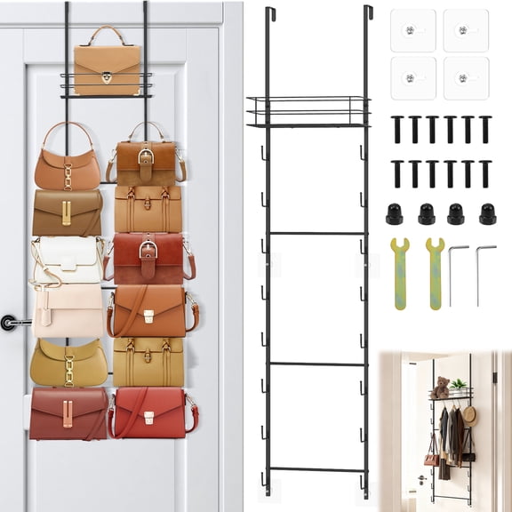 Stylish Hanging Purse Racks & Closet Organizers for Your Home