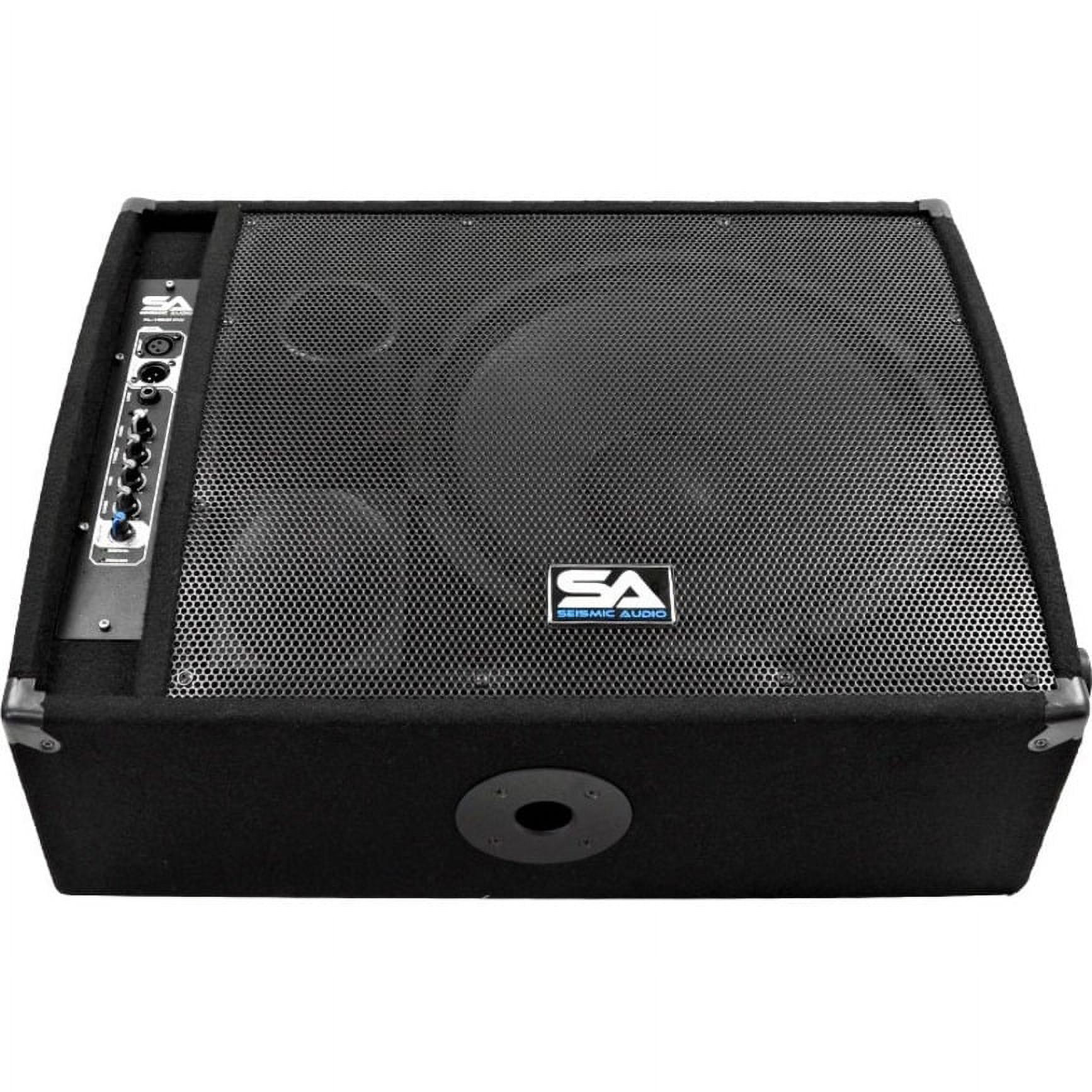 FL-15MP-PW - Premium Powered 2-Way 15" PA Floor Monitor with Titanium ...