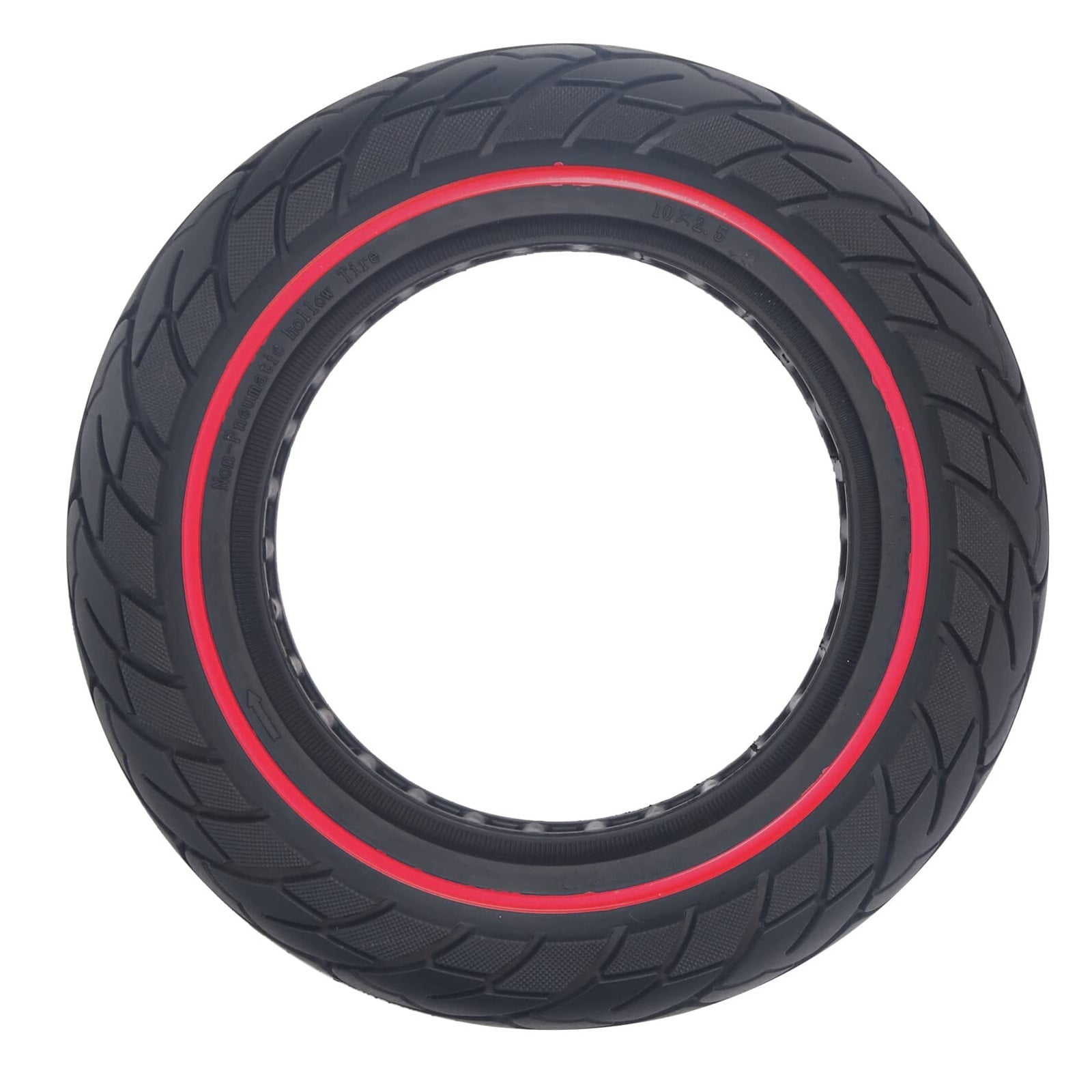 FL 1Pcs 10x2.5 Scooter Tyre Solid Tires Electric Scooter Wheels ...
