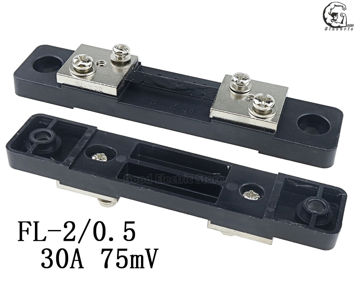 FL-2 100A 50A 30A 20A 10A 5A/75mV External Shunt Current Meter Shunt ...