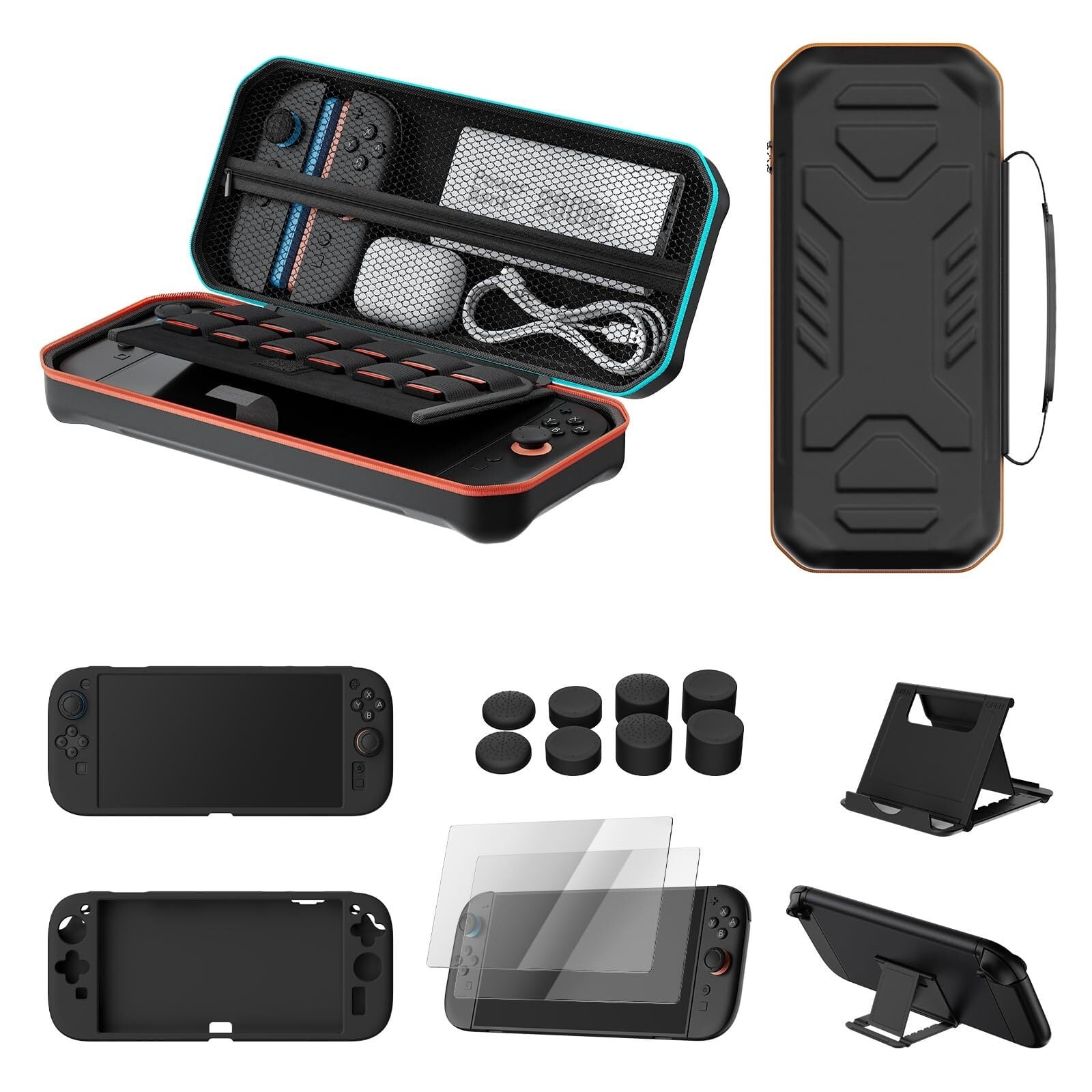 FL 2 Protective Covers 13-in-1 Accessory Kit, Compatible with Switch 2 ...