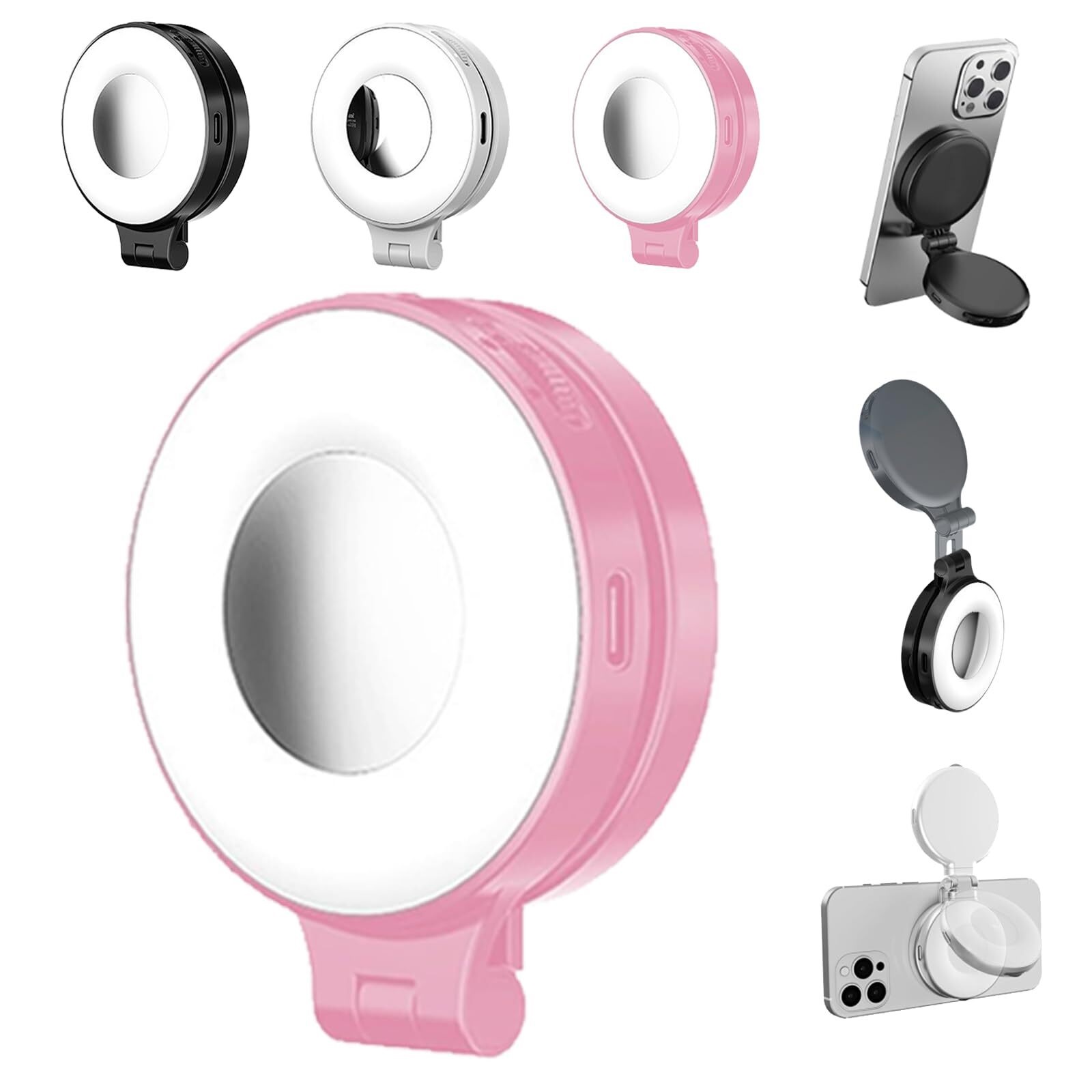 FL 3-in-1 Magnetic Beauty Selfie Light for Phones, Magnetic Selfie ...