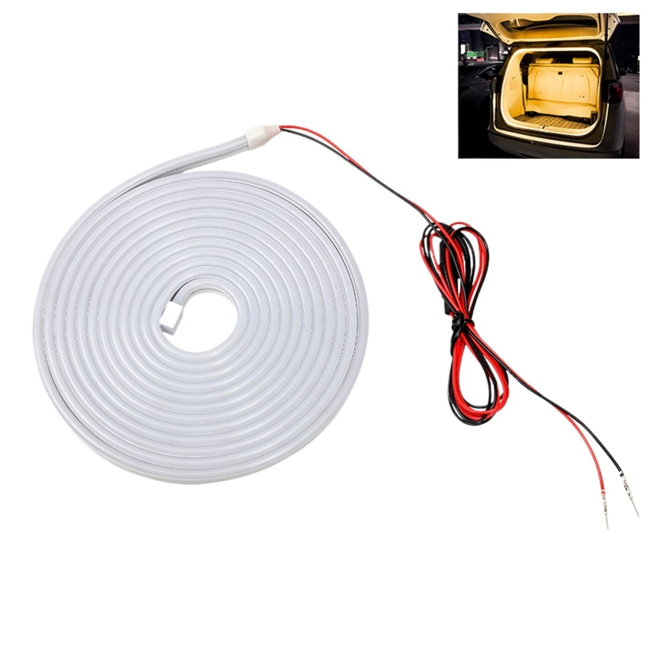 FL 4-meter LED trunk light strip for cars, modified scanning lighting ...