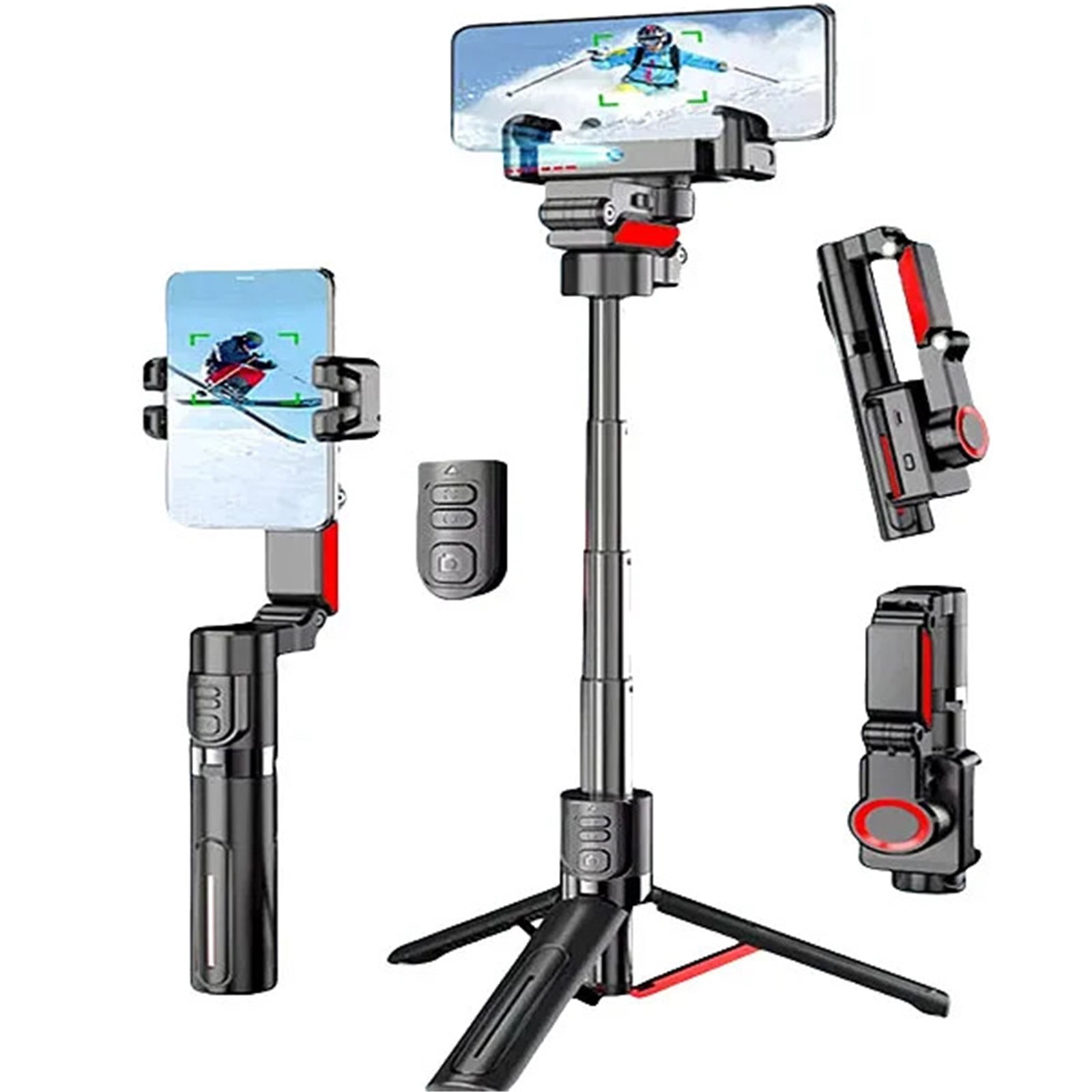 FL AI face tracking Gimbal Stabilizer Selfie Stick Foldable Wireless ...