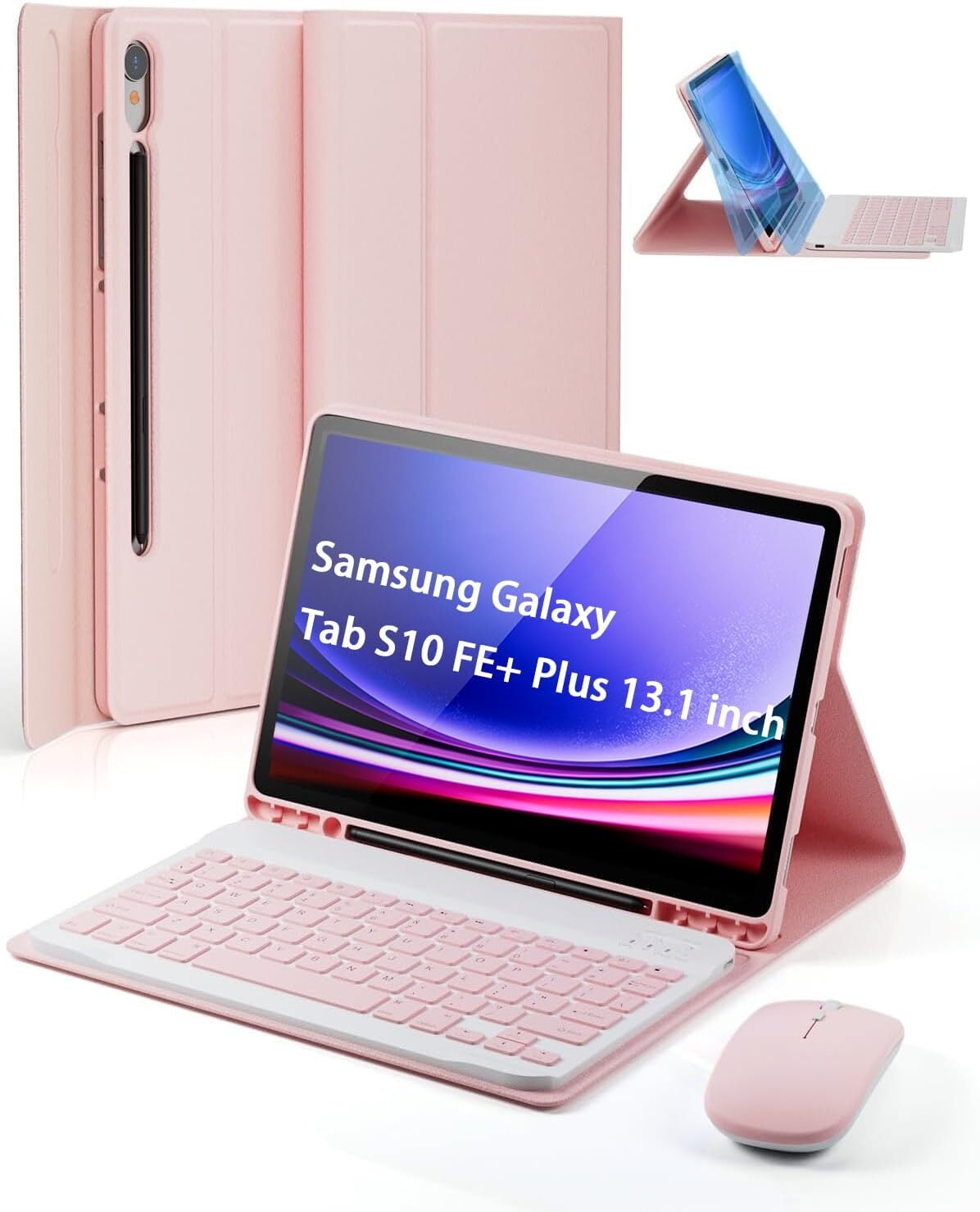 FL Case Keyboard for Samsung Galaxy Tab S10 FE / S9 FE / S9 / S8 / S7 ...