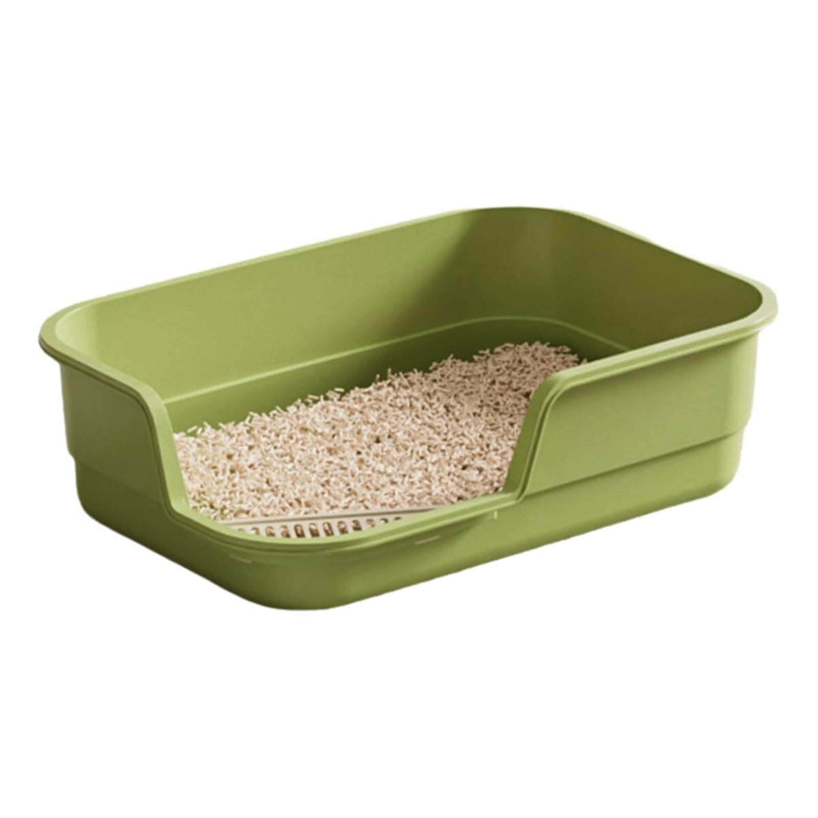 FL Cat Litter Box, Anti-Splash semi-Enclosed cat Litter Box, pet ...