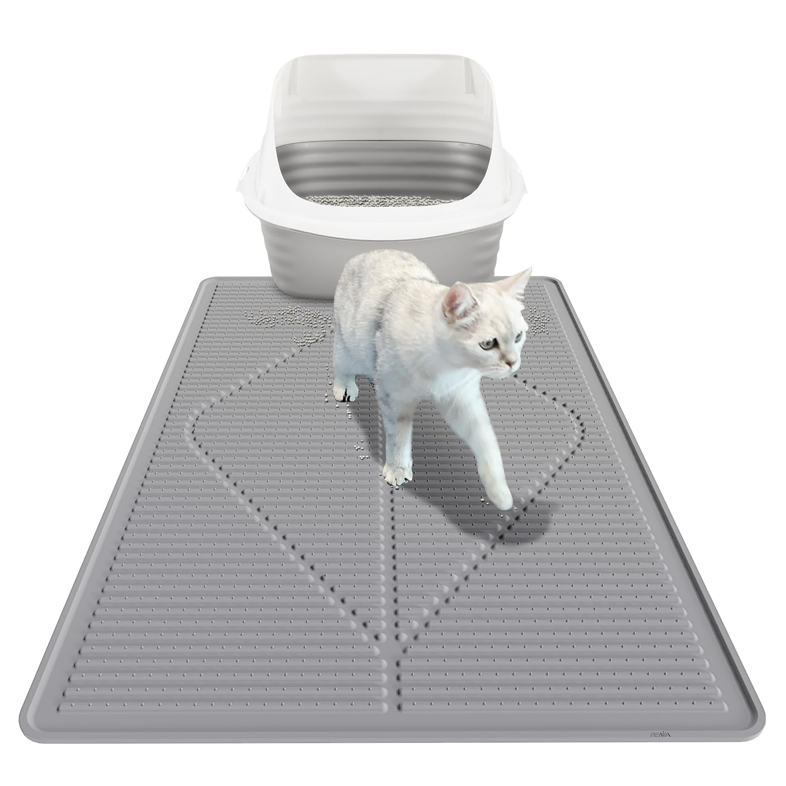 FL Cat Litter Mat XXL - Waterproof Kitty Litter Box mat for Floor ...