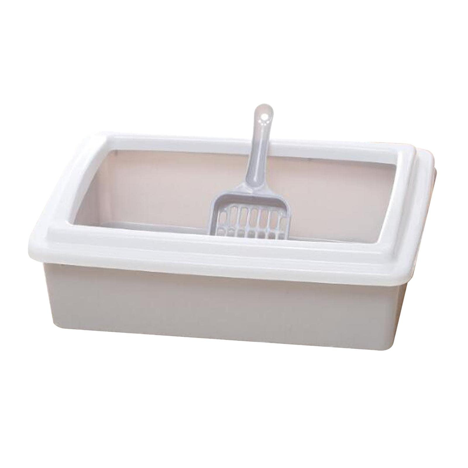 FL Cat Litter Tray Potty Pet Toilet Splashproof Deep Loo Open Top Cat ...