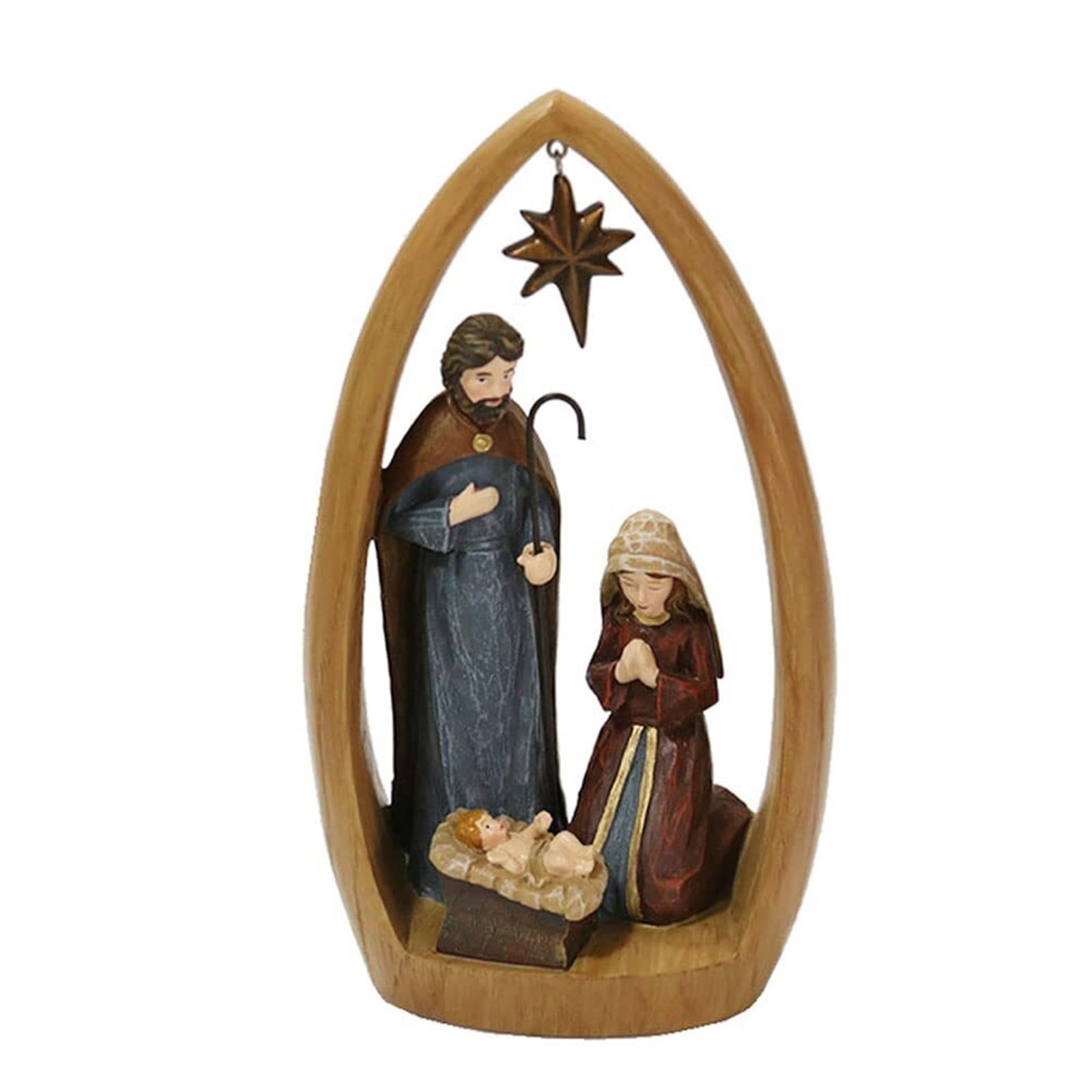 FL Decorative Nativity Scene The Birth of Jesus Nativity Scene ...