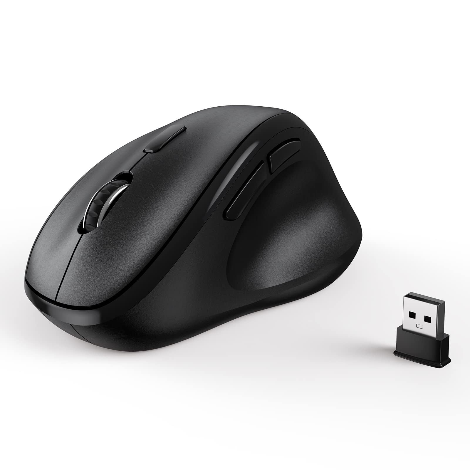 FL Ergonomic Wireless Mouse with USB Receiver for PC Computer, Laptop ...