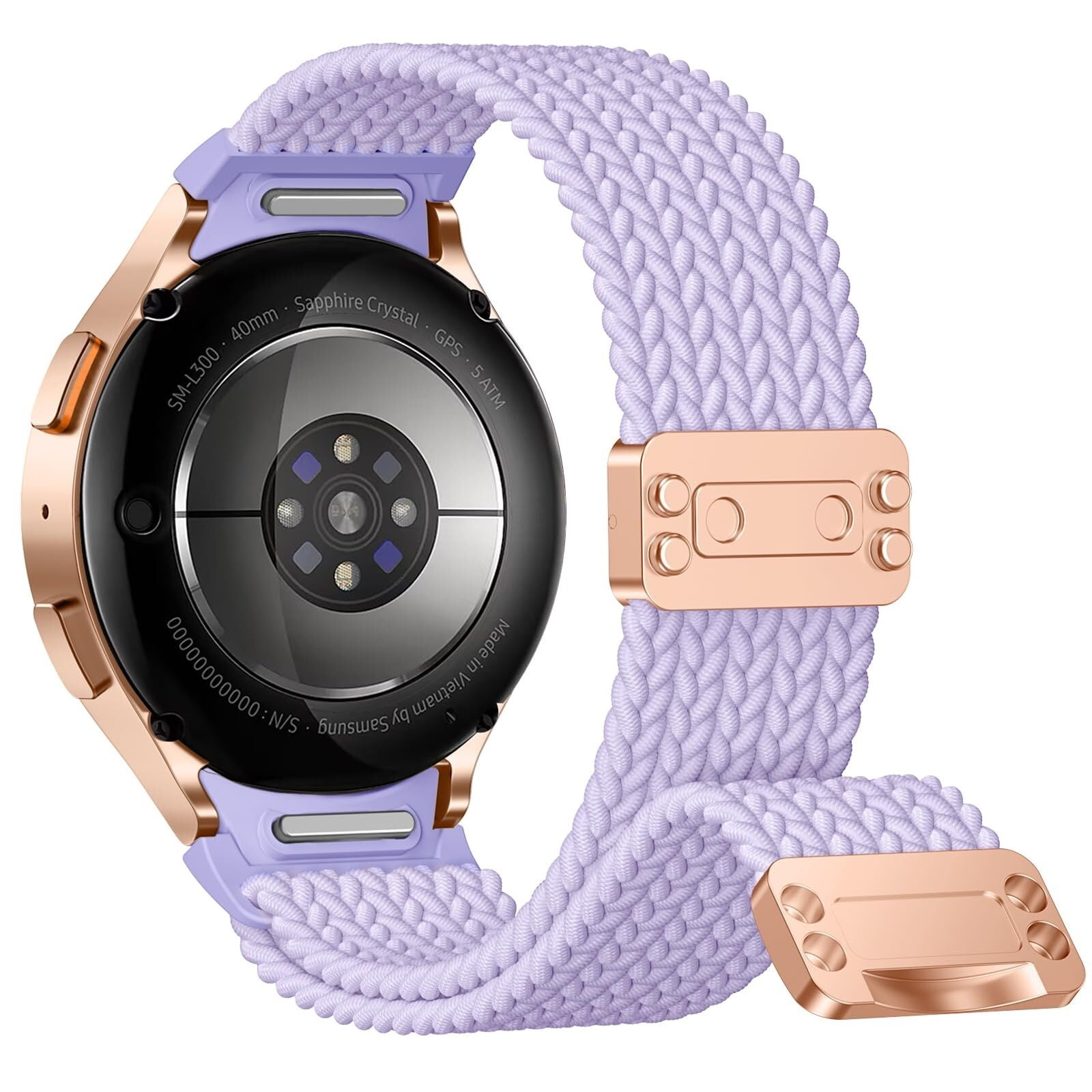 FL No Gap Braided Strap Compatible with Samsung Galaxy Watch 7 Band ...