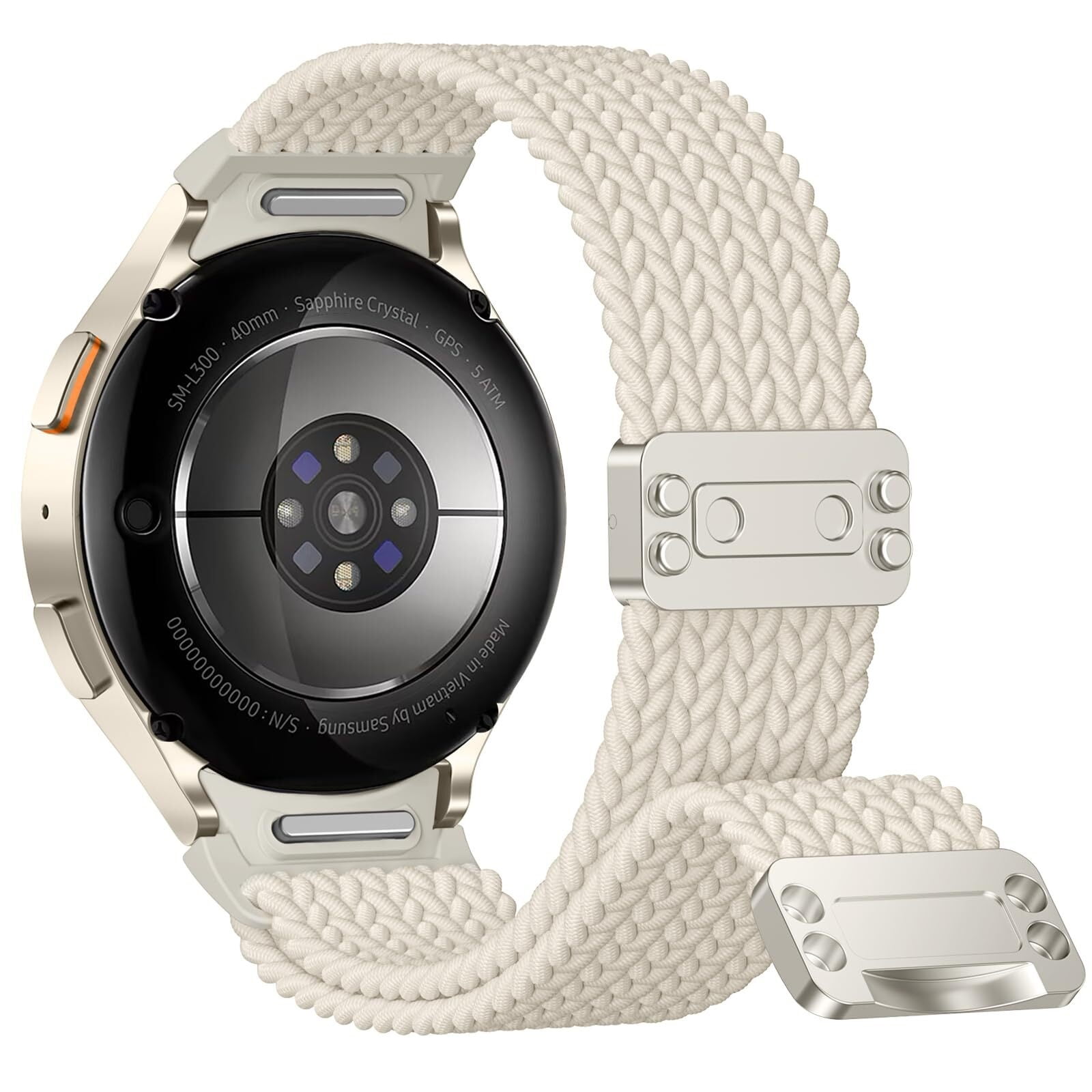FL No Gap Braided Strap Compatible with Samsung Galaxy Watch 7 Band ...