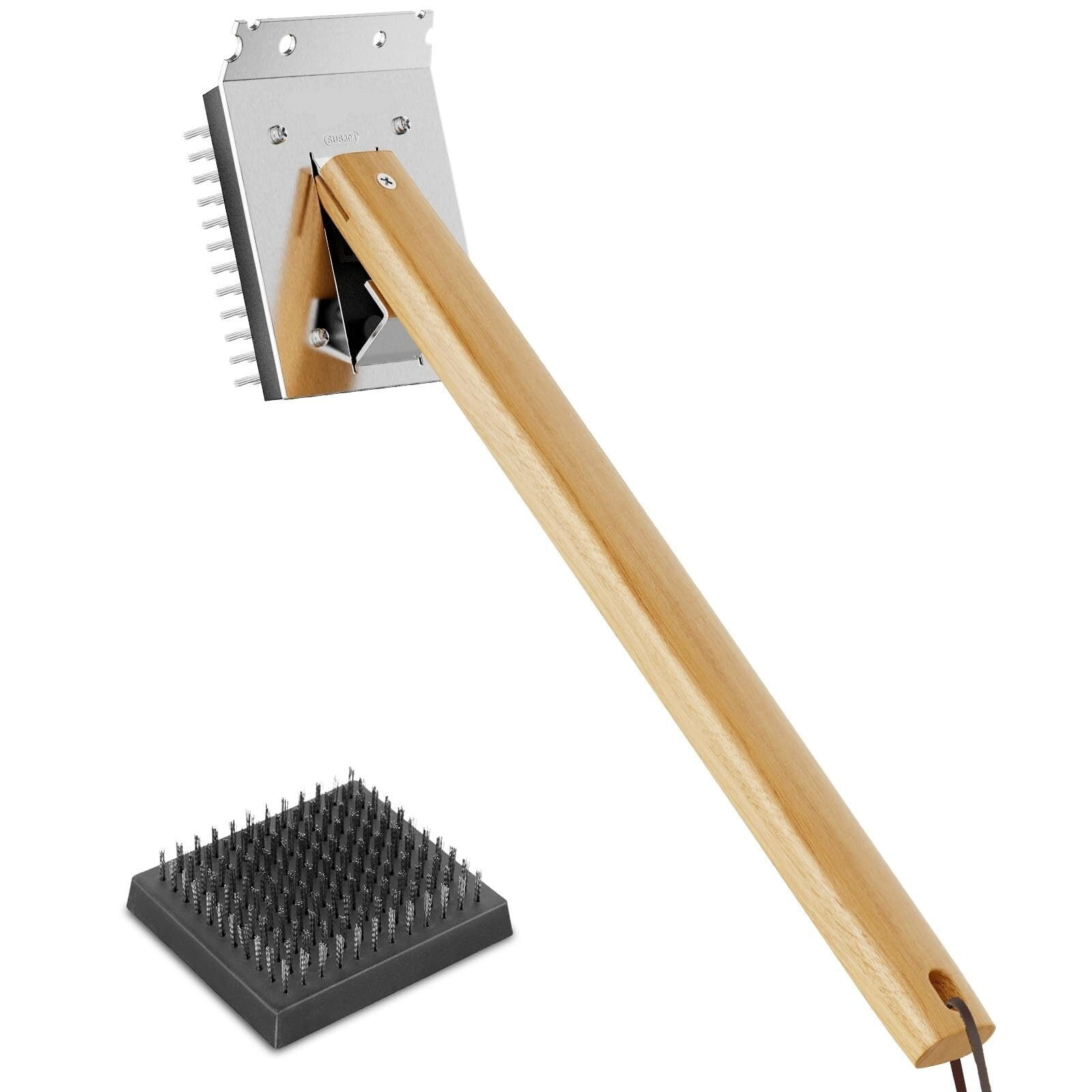 FL Grill Brush and Scraper, Durable & Effective, Include Extra ...