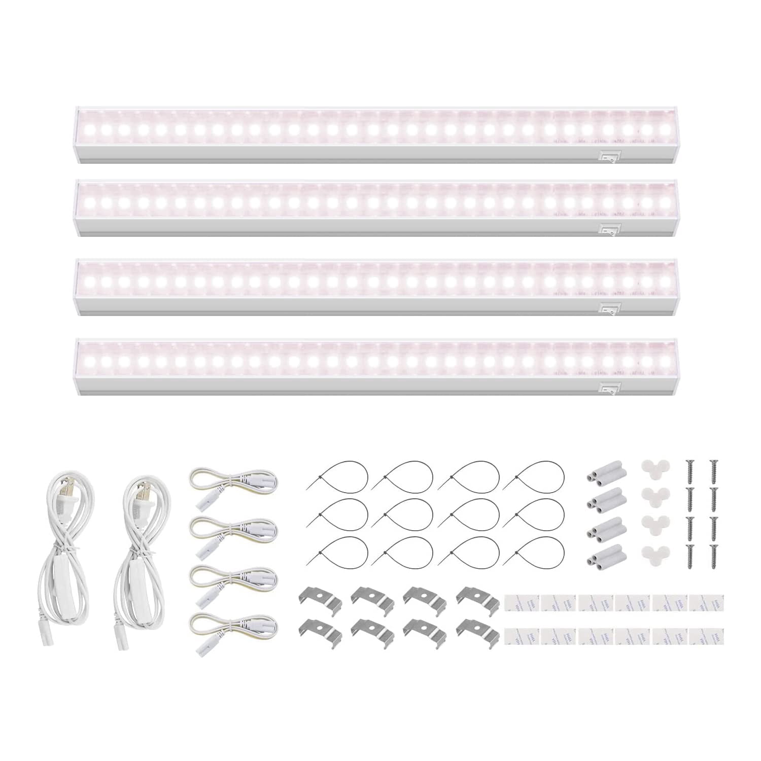 FL Grow Lights for Indoor Plants, 5000K White Full Spectrum Grow Light ...