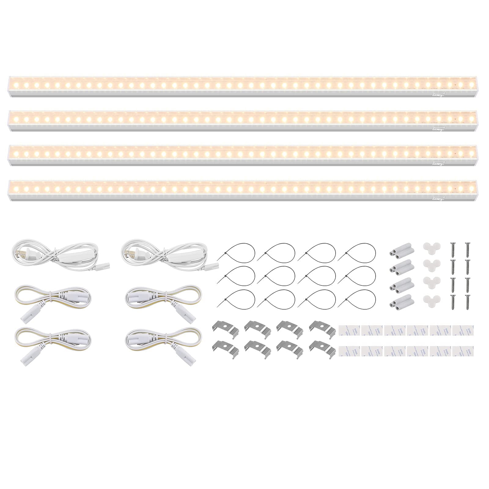 FL Grow Lights for Indoor Plants Full Spectrum, 2ft 40W (4 x 12W), T5 ...