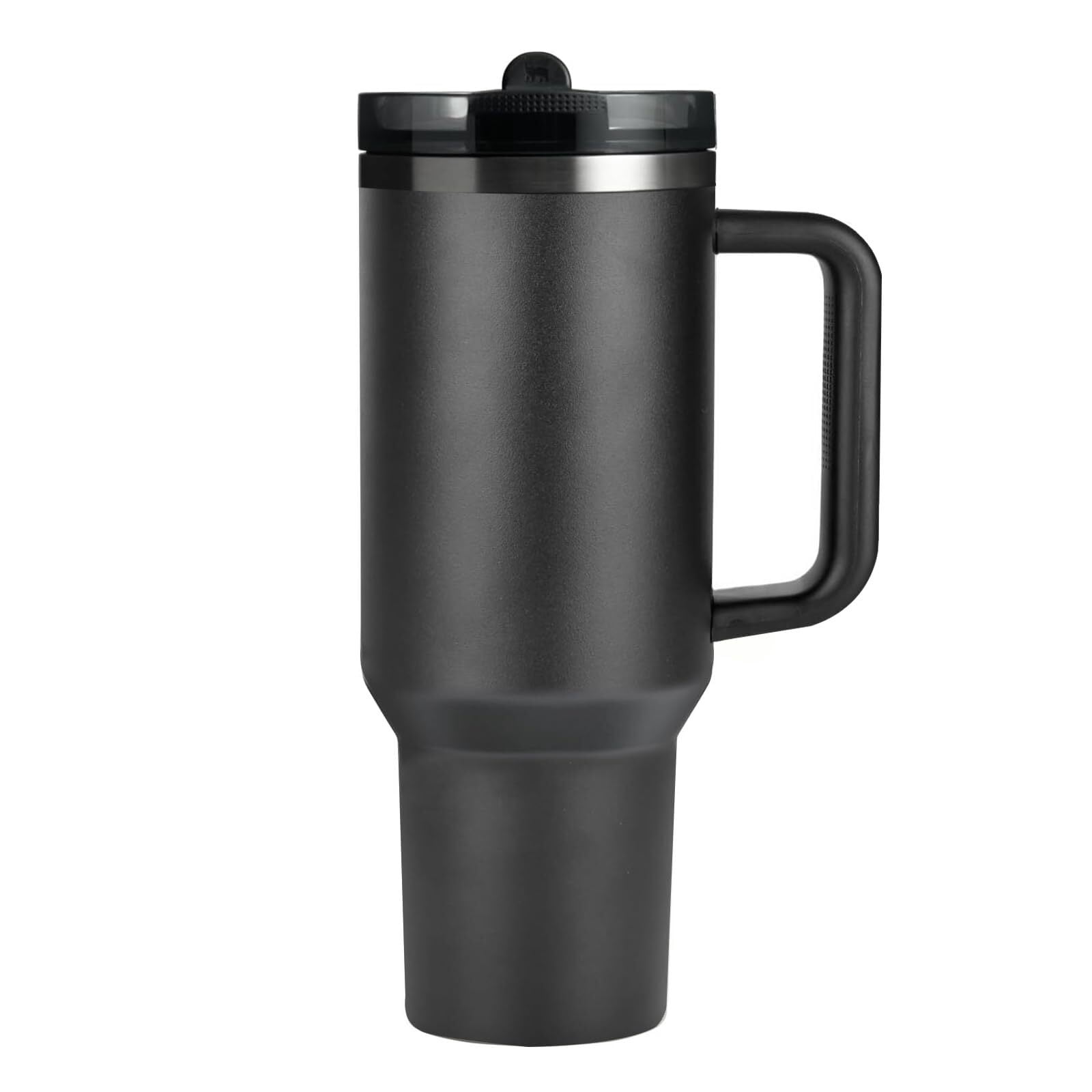 FL Handle Insulated Cup, Removable Flip-Top Straw Insulated Cup, Vacuum ...