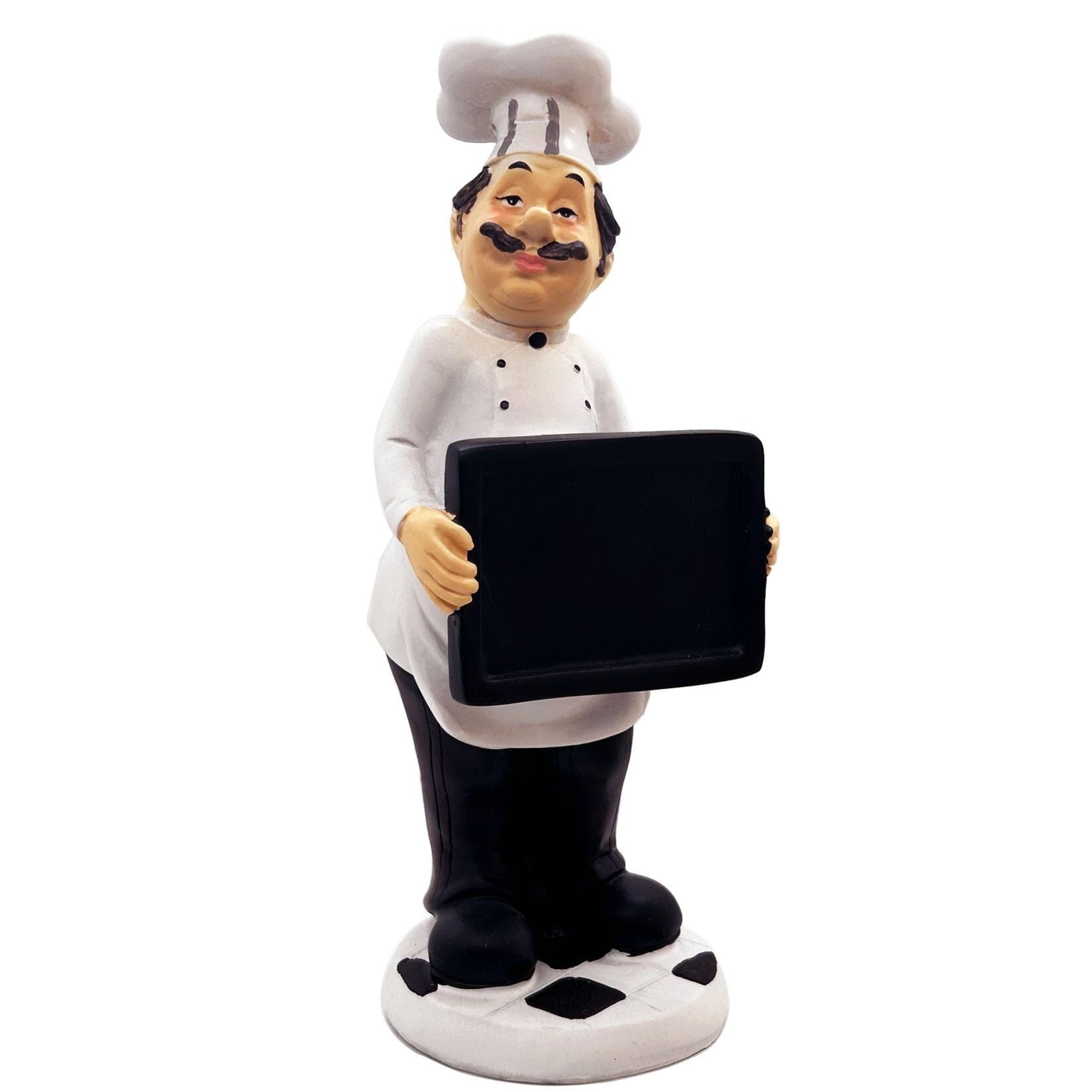 FL Italian Chef Figurine Holding Pasta - Kitchen Decor Statue for ...