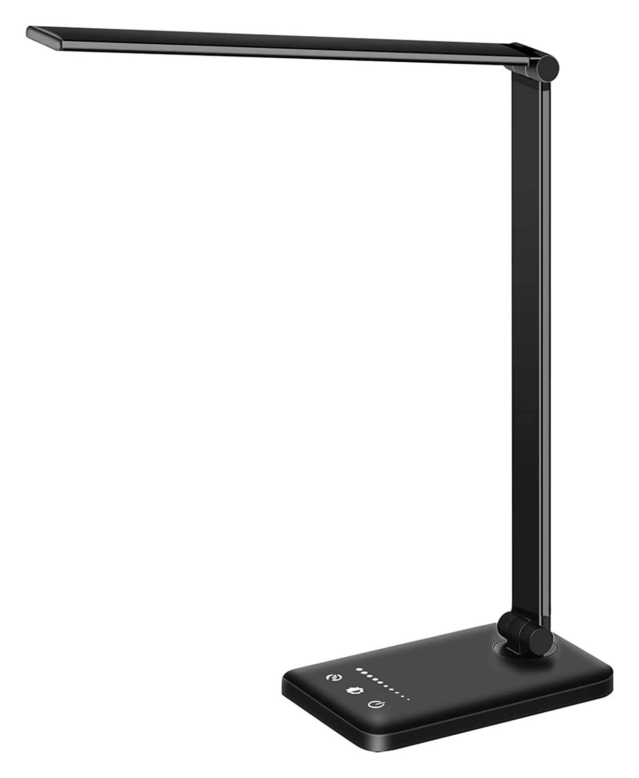 FL LED Desk Lamp Dimmable Table Lamp Reading Lamp with USB Charging ...