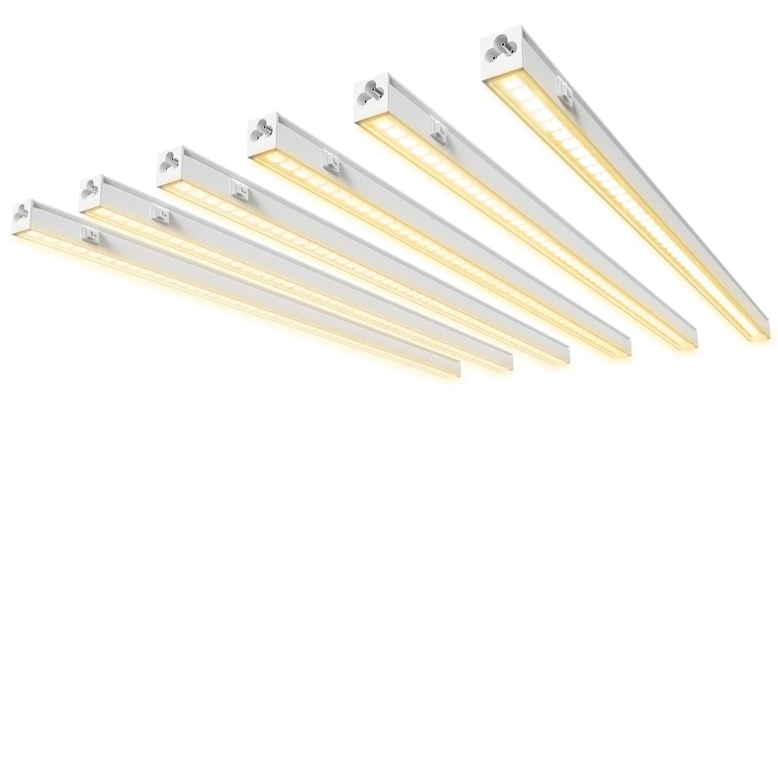 FL LED Grow Lights for Indoor Plants Full Spectrum, 2FT 60W(6 x 10W ...