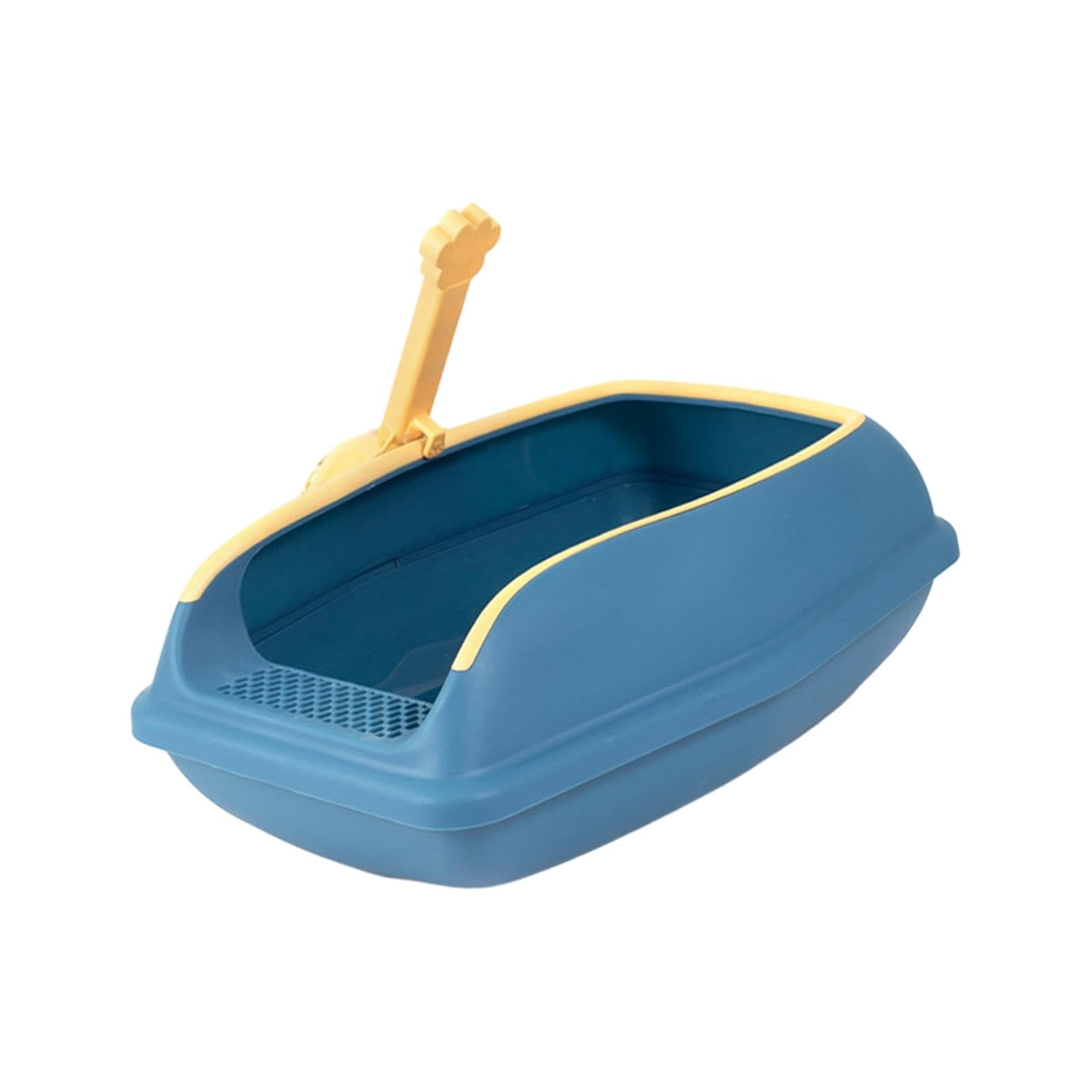 FL Open Top Cat Litter Box, Cat Litter Tray with High Side Cat Toilet ...