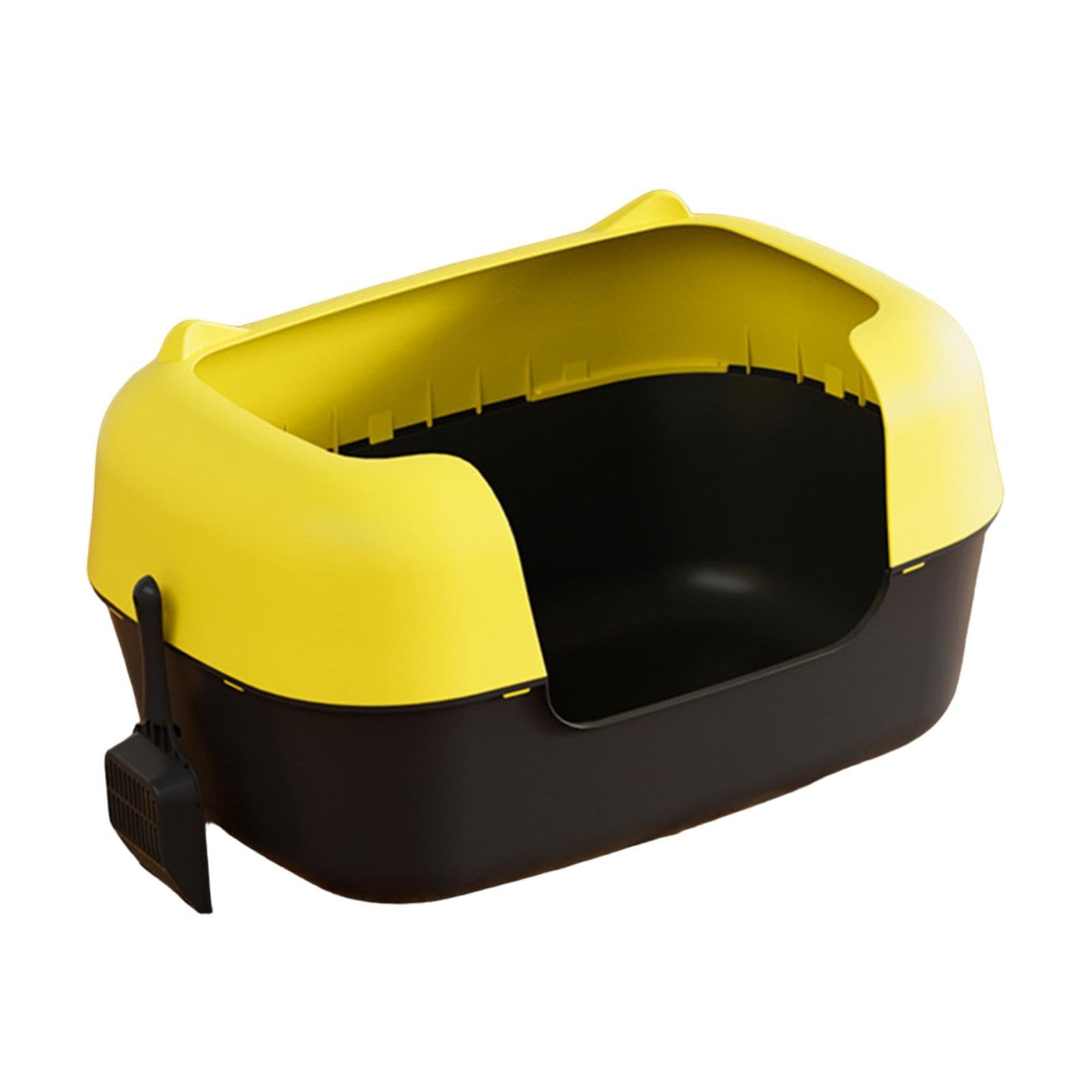 FL Open Top Pet Litter Box Low Entry Kitten Litter Box, Portable ...