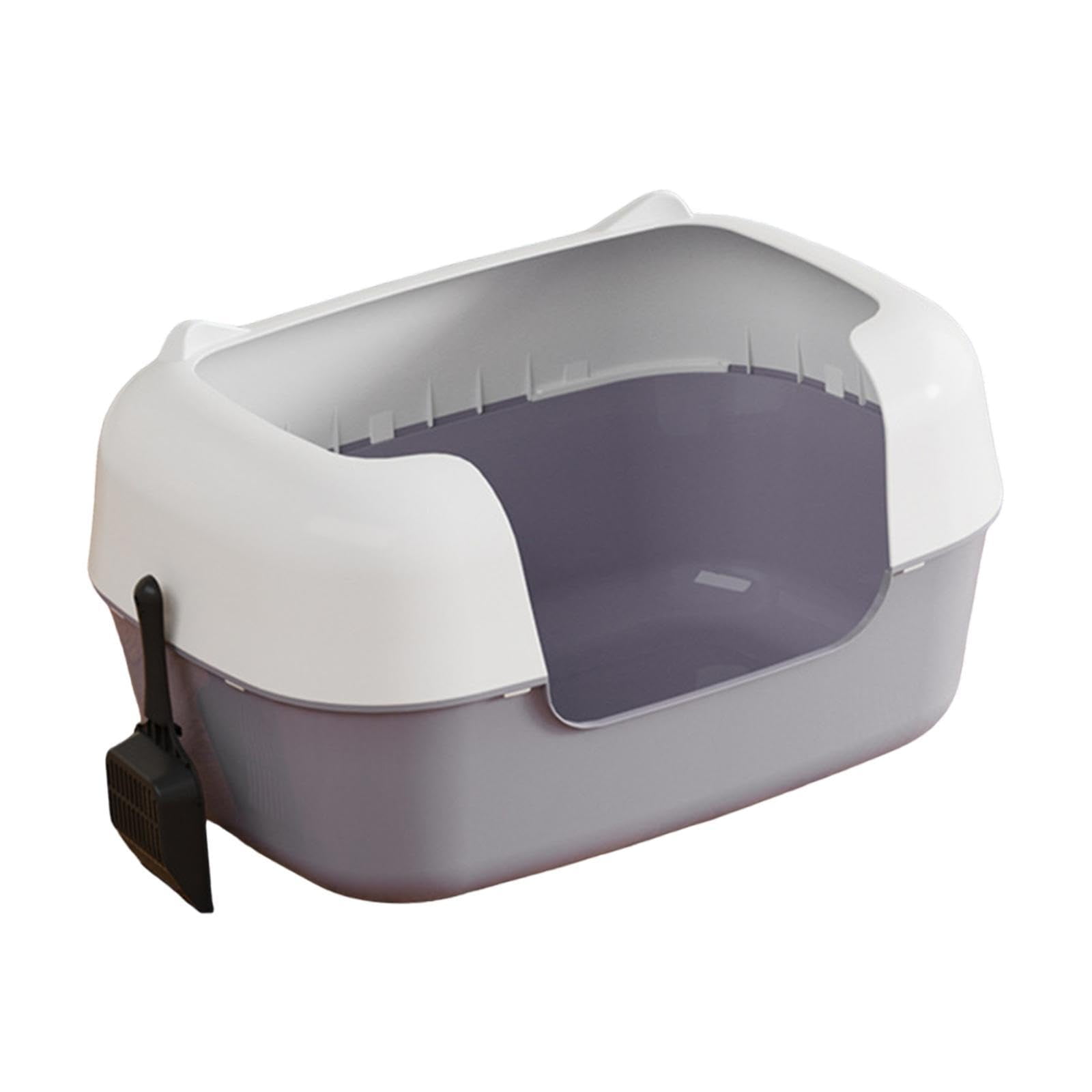 FL Open Top Pet Litter Box Low Entry Kitten Litter Box, Portable ...