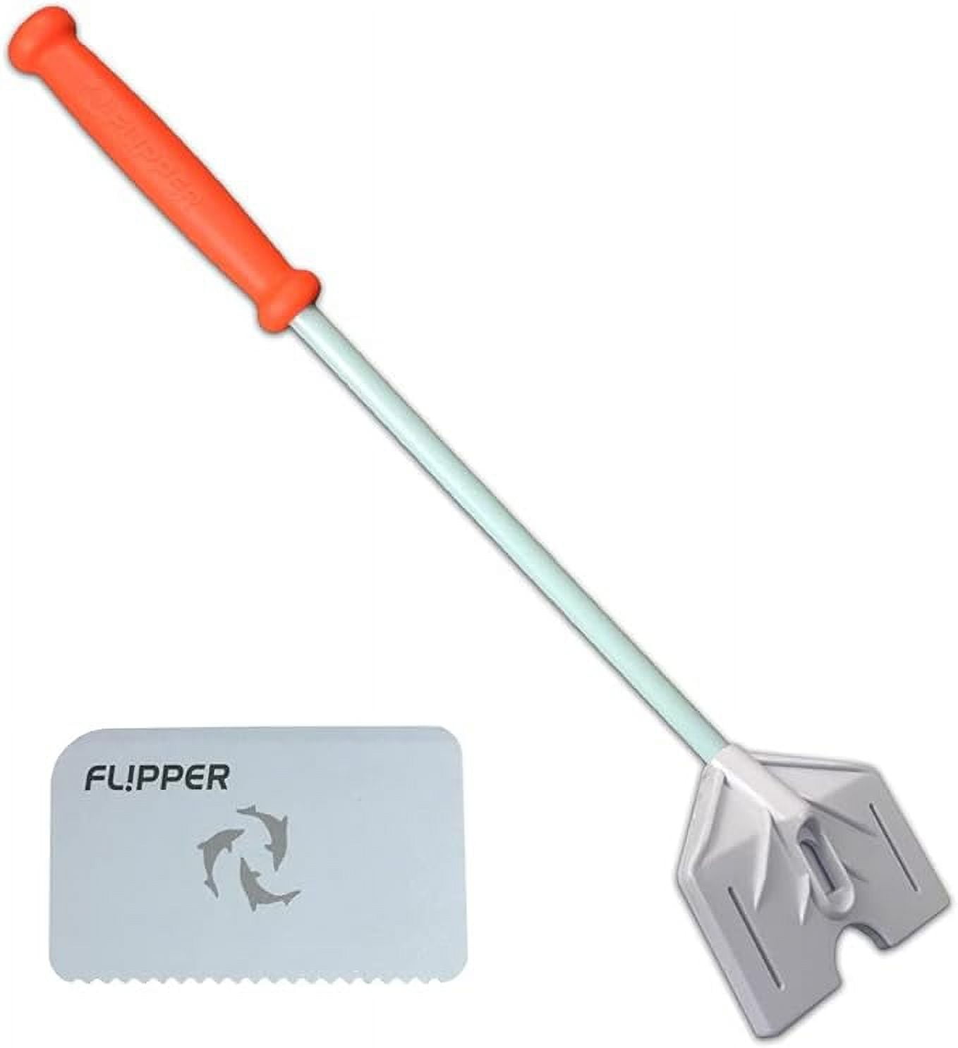 FL!PPER Flipper Platinum Scraper and Fish Tank Cleaner with Serrated ...