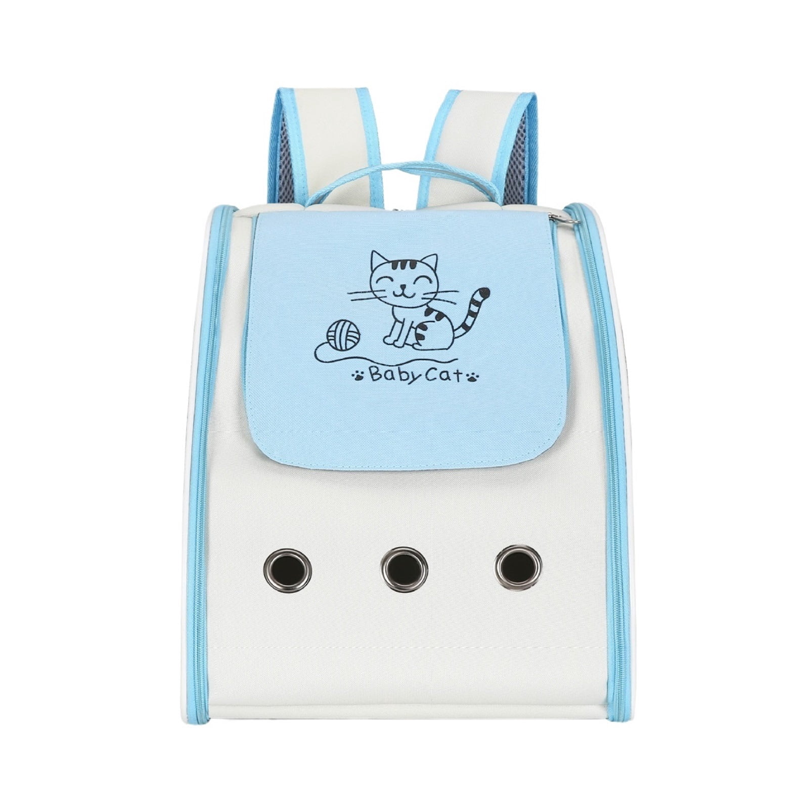 FL Pet Carrying Bag Foldable Cat Backpack for Outdoor Travel ...