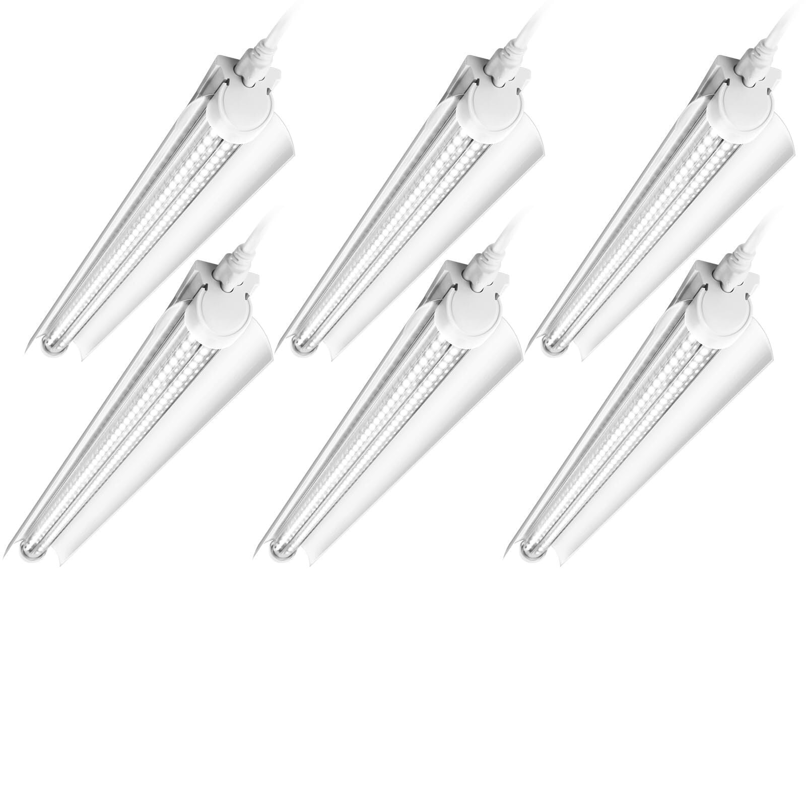 FL Plant Grow Light, 4FT 5000K Full Spectrum White, 252W(6 x 42W), T8 ...