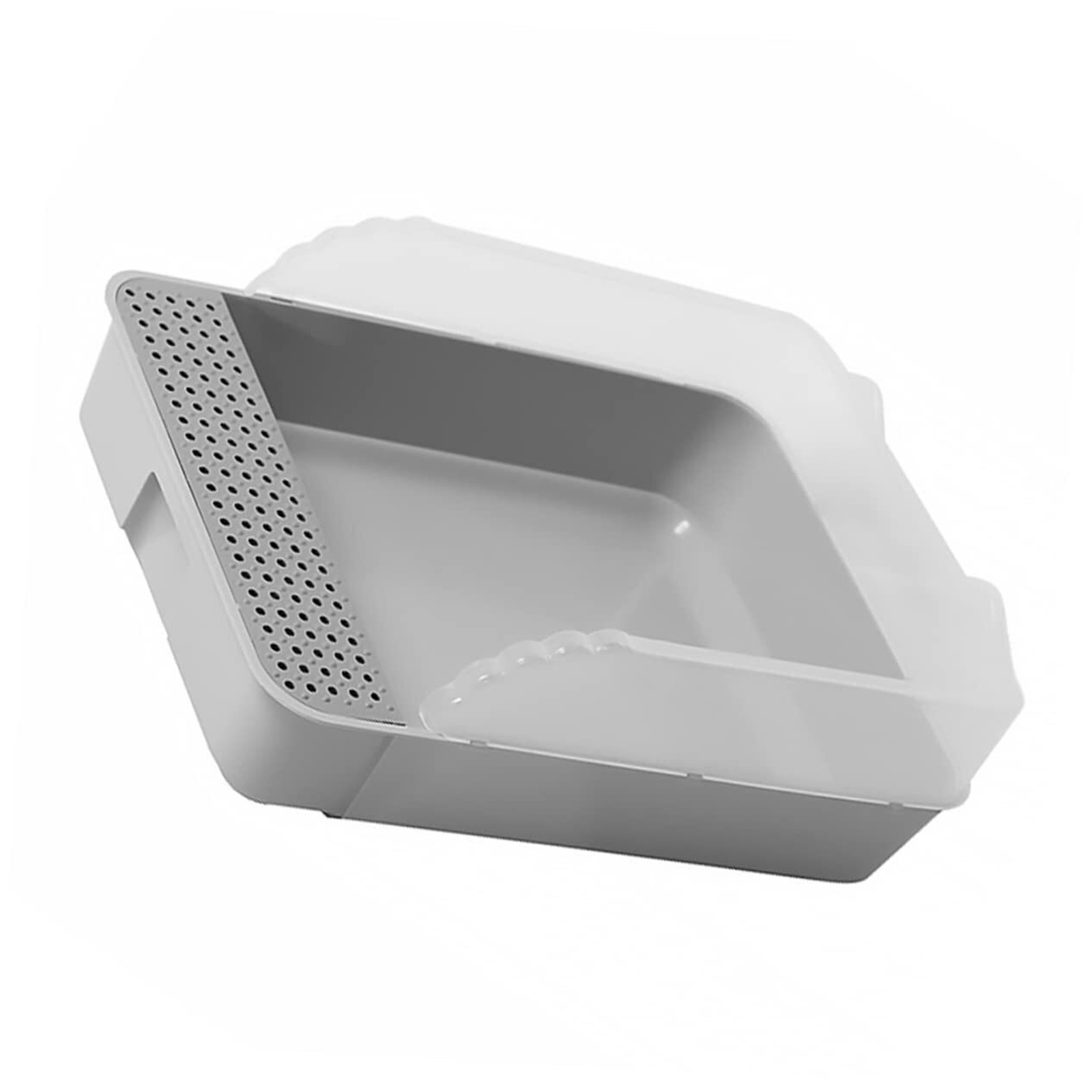 FL Semi-Enclosed Cat Litter Box by Kitten Litter Pan Splashing ...