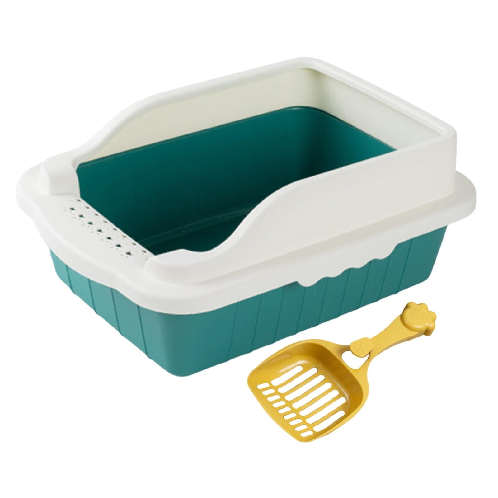 FL Sleek Cat Litter Box Set for Cleanliness Reusable Bedpan Pet ...