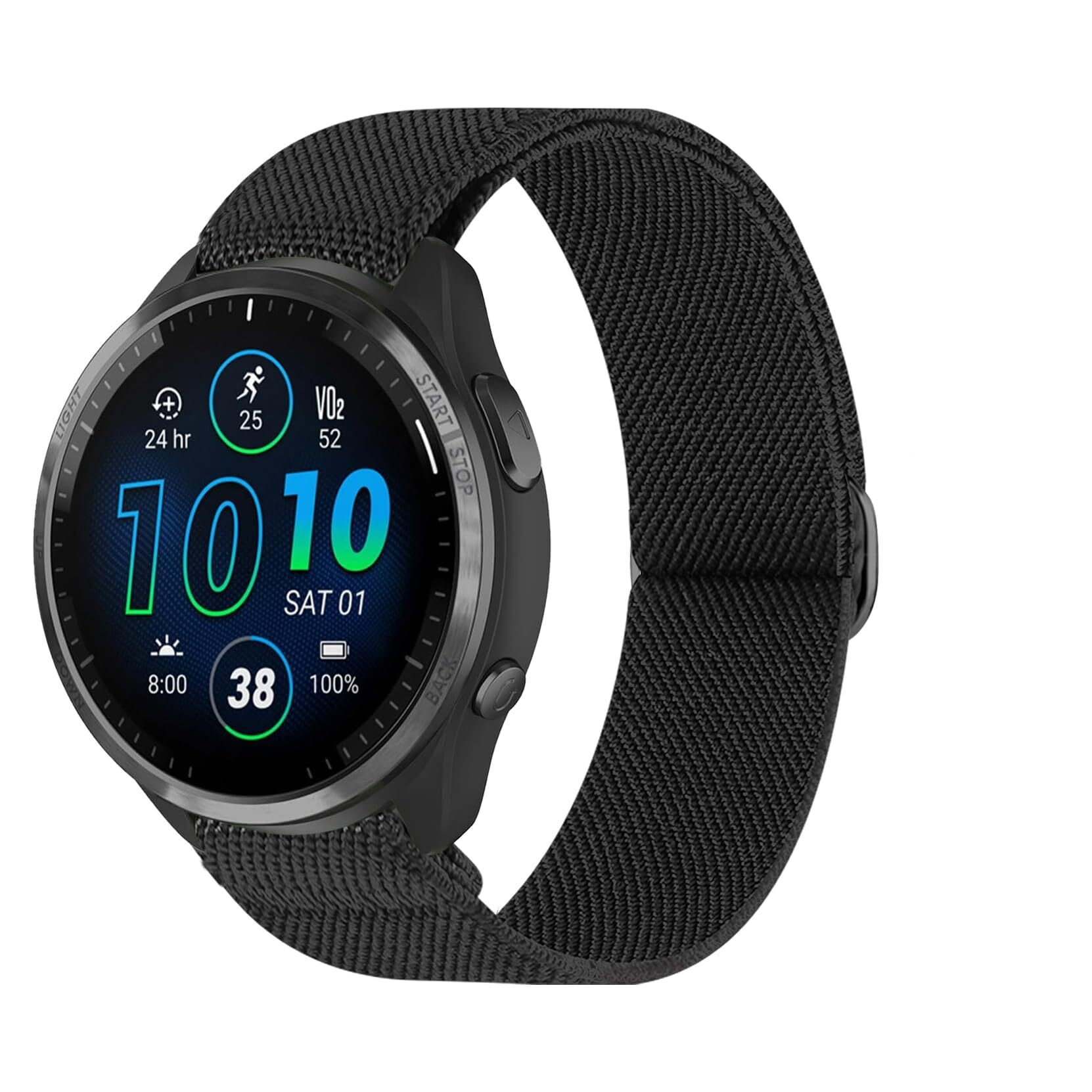 FL Sports nylon watch strap compatible with Garmin Forerunner 970 strap ...