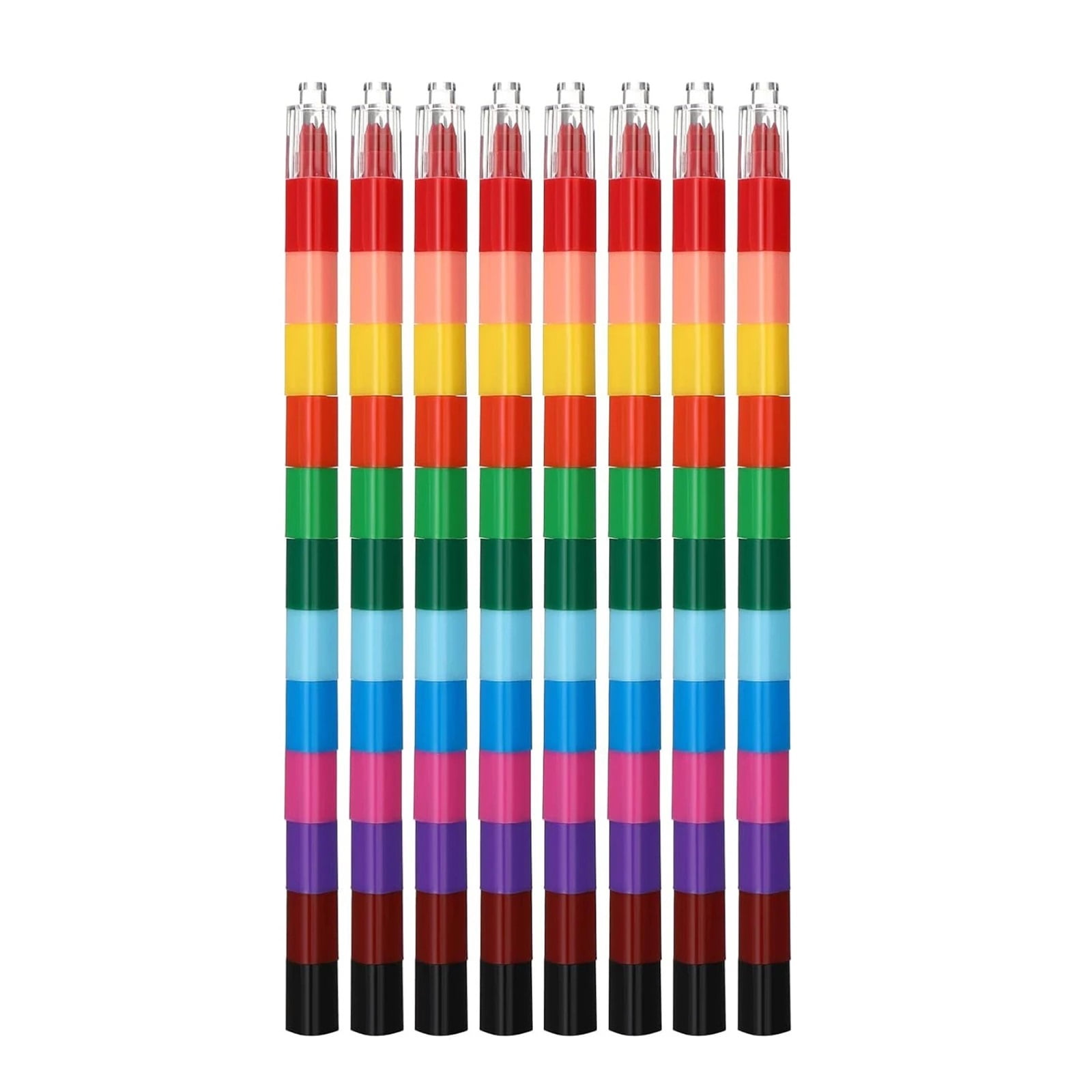 FL Stackable Crayons Stacking Buildable Crayons Colorful Stackable ...