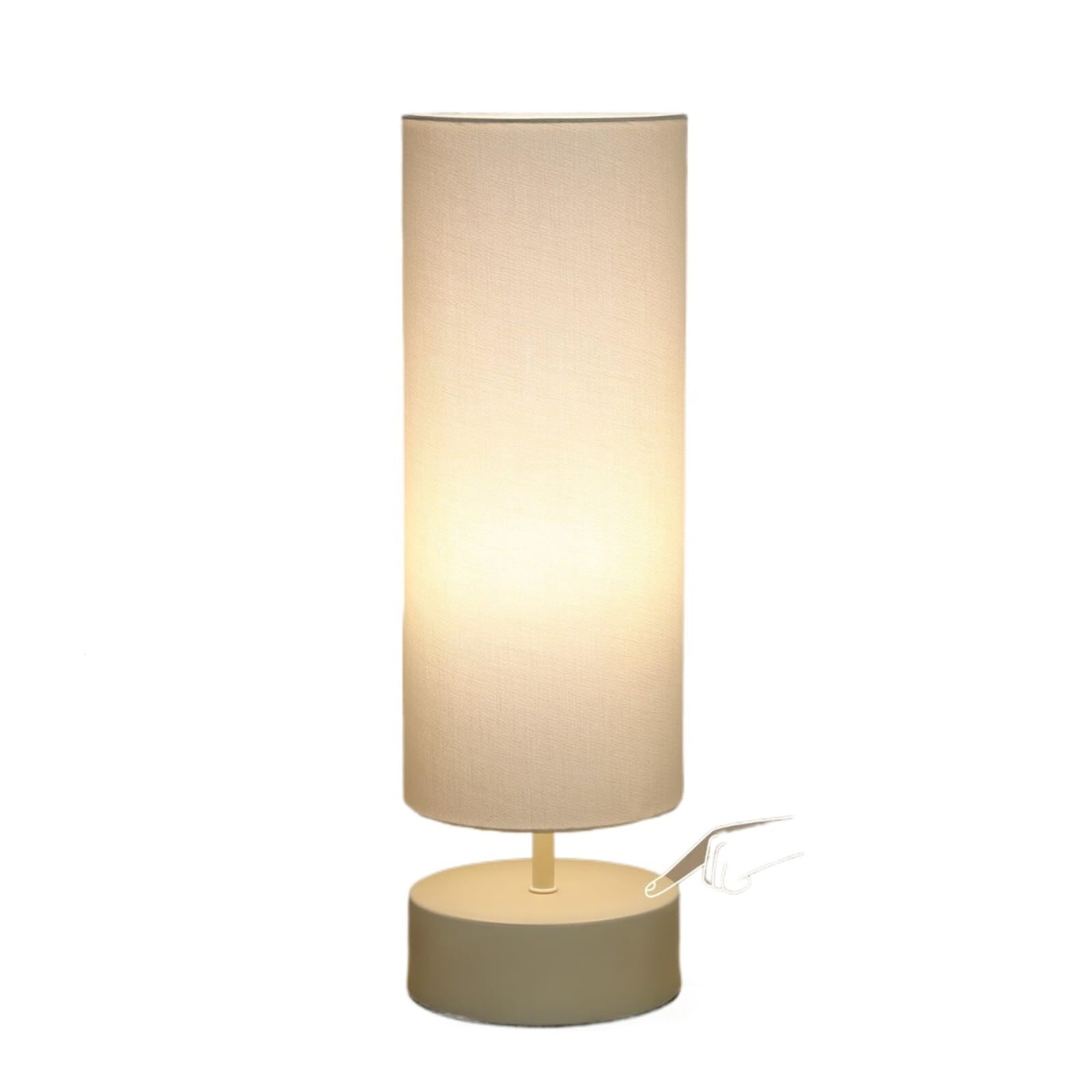 FL Touch Control Table Lamp Bedside Minimalist Desk Lamp Modern Accent ...