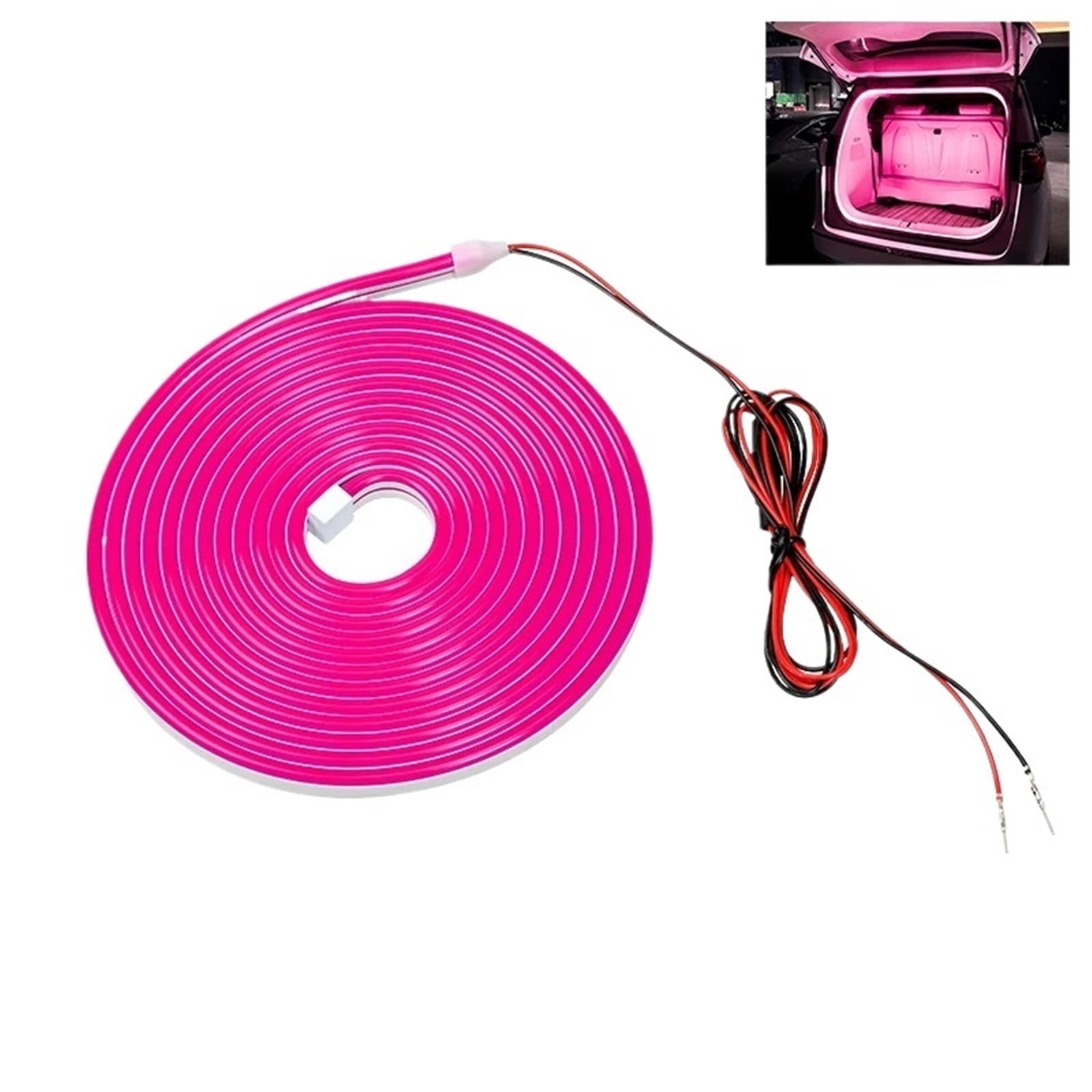 FL Ultra-bright car trunk ambient light strip, 4 meters, 12V, interior ...