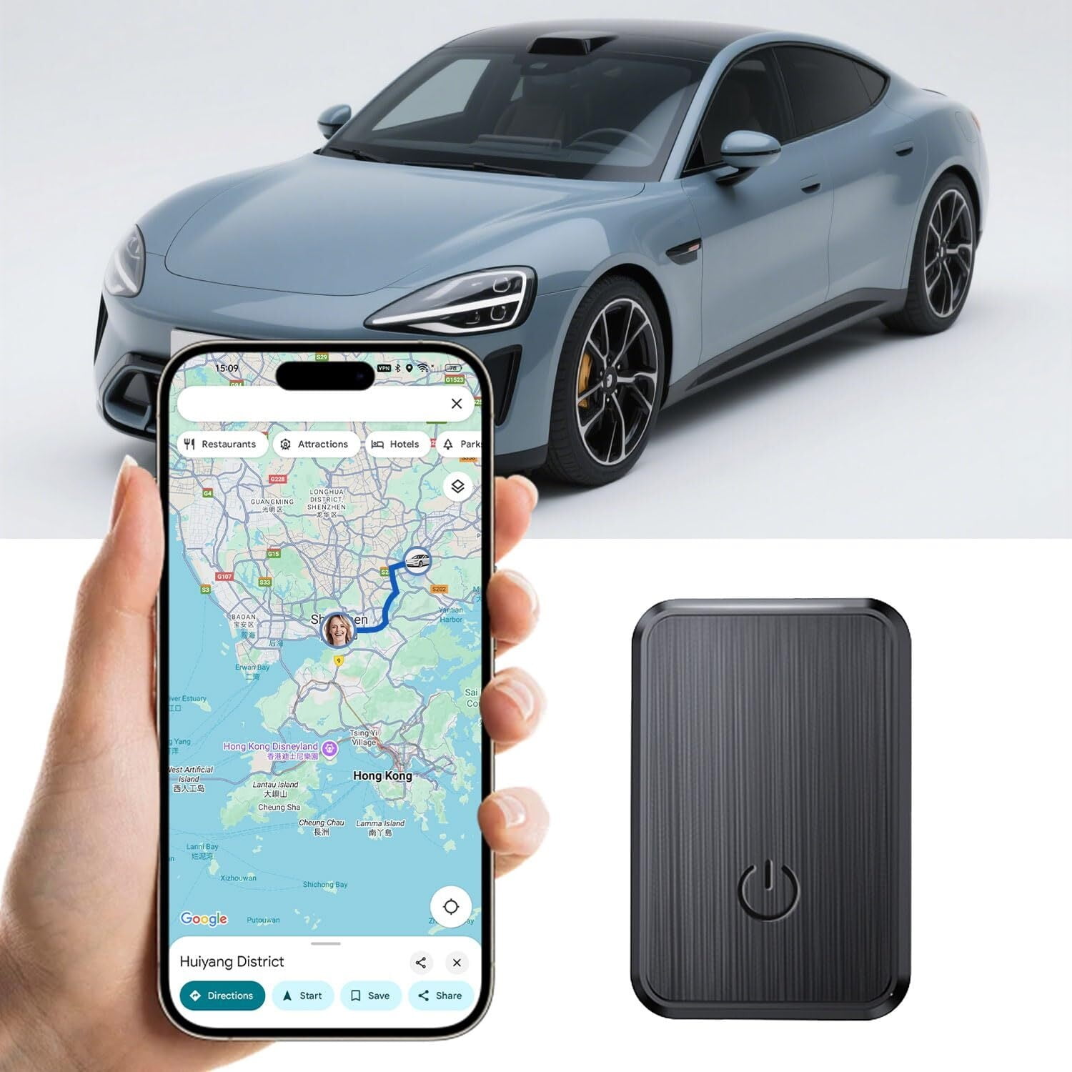 FL Vehicle GPS Tracker Super Magnetic Waterproof Hidden GPS Tracker Car ...