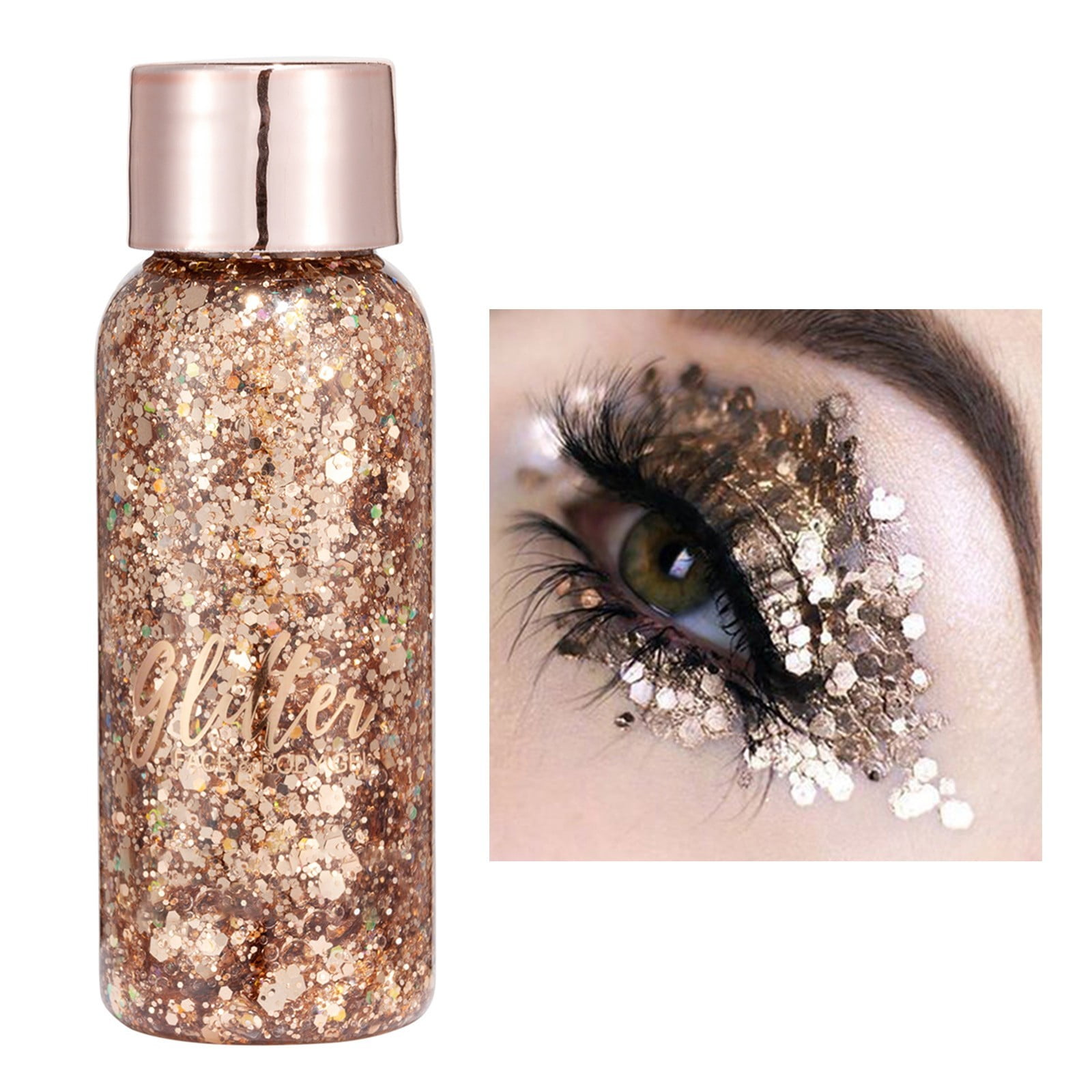 FLásh Eye Shadow Sequins 107# - Glitter Eye Shadow Sequin Gel Scale ...