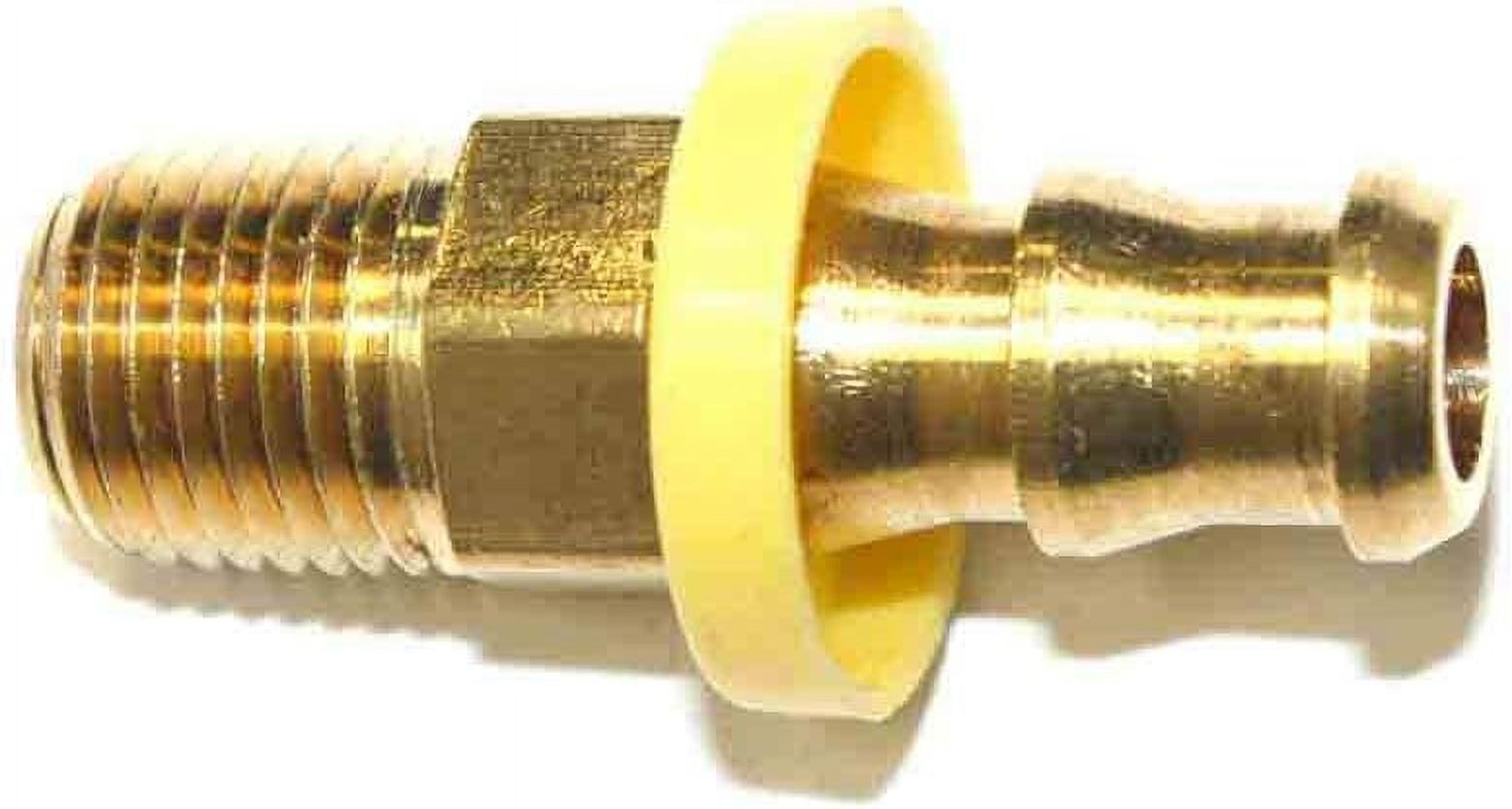 FL146 Easy Lock Brass Hose Fittings, Connectors, 3/8 Inch Push-Lock ...