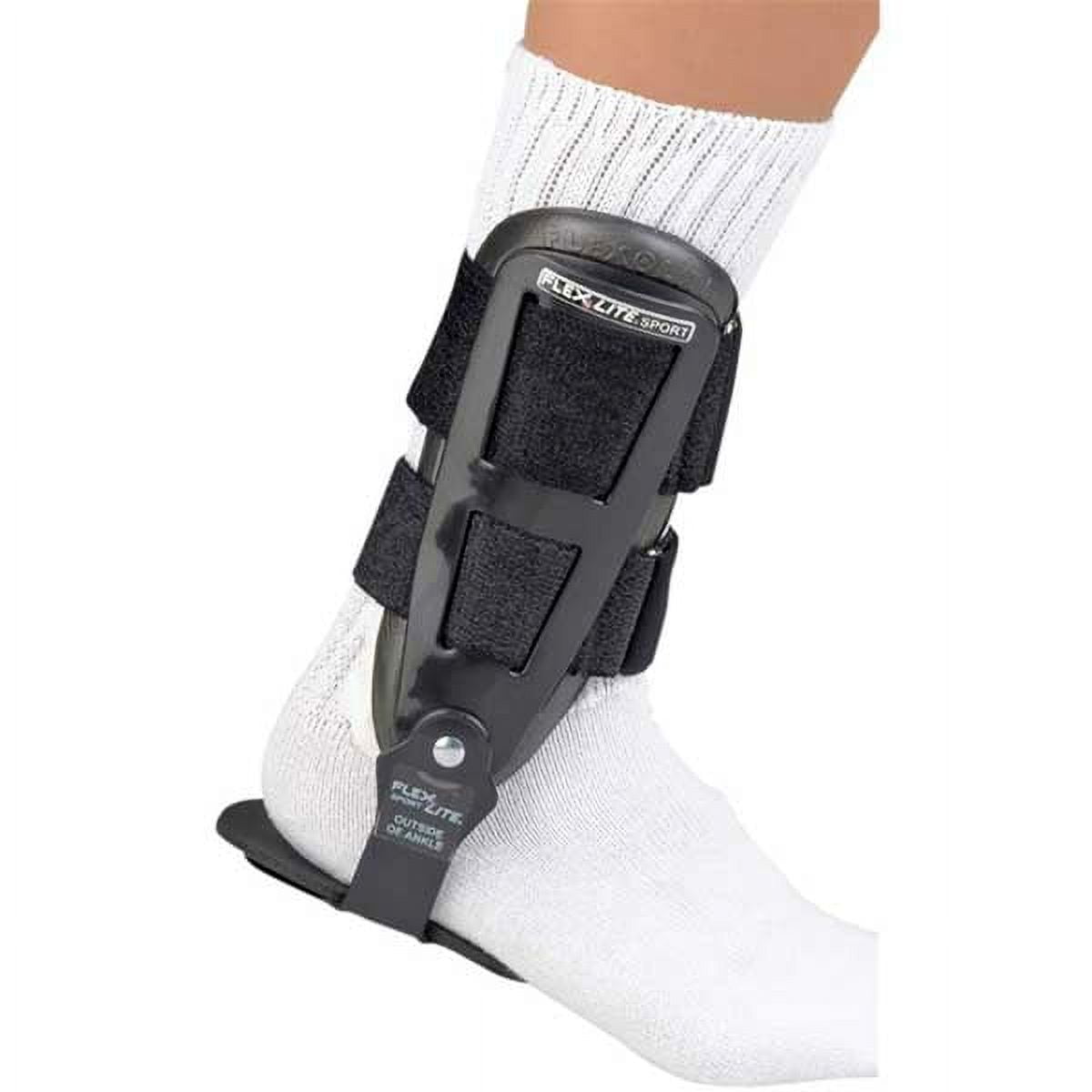 FLA FlexLite Hinged Ankle Brace (Black) Small - Walmart.com