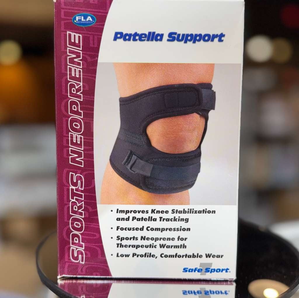 FLA Safe-T-Sports Neoprene Patella Support Black Small - Patella ...
