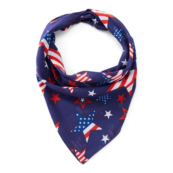 Fourth of July Women’s Flag Stars Bandana from Way to Celebrate, One ...