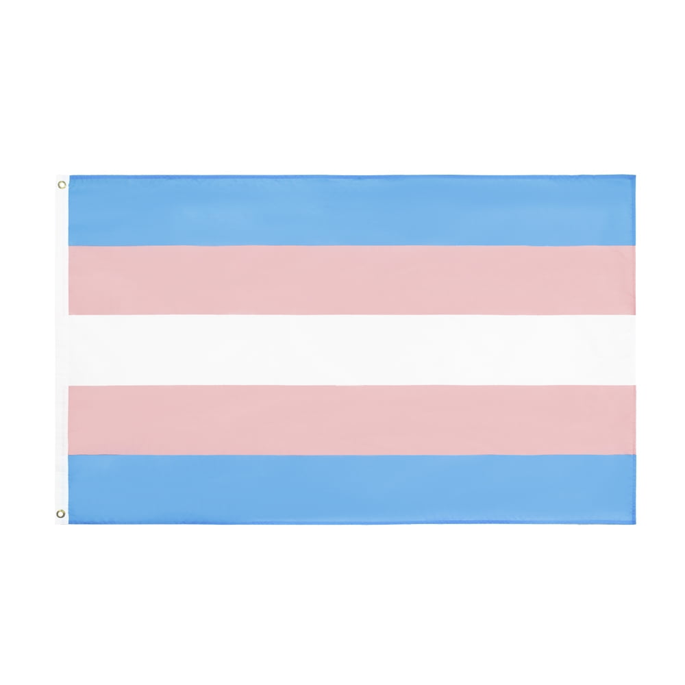 FLAGLINK Transgender Pride Flag 3x5Fts – LGBT Trans Rainbow Banner ...