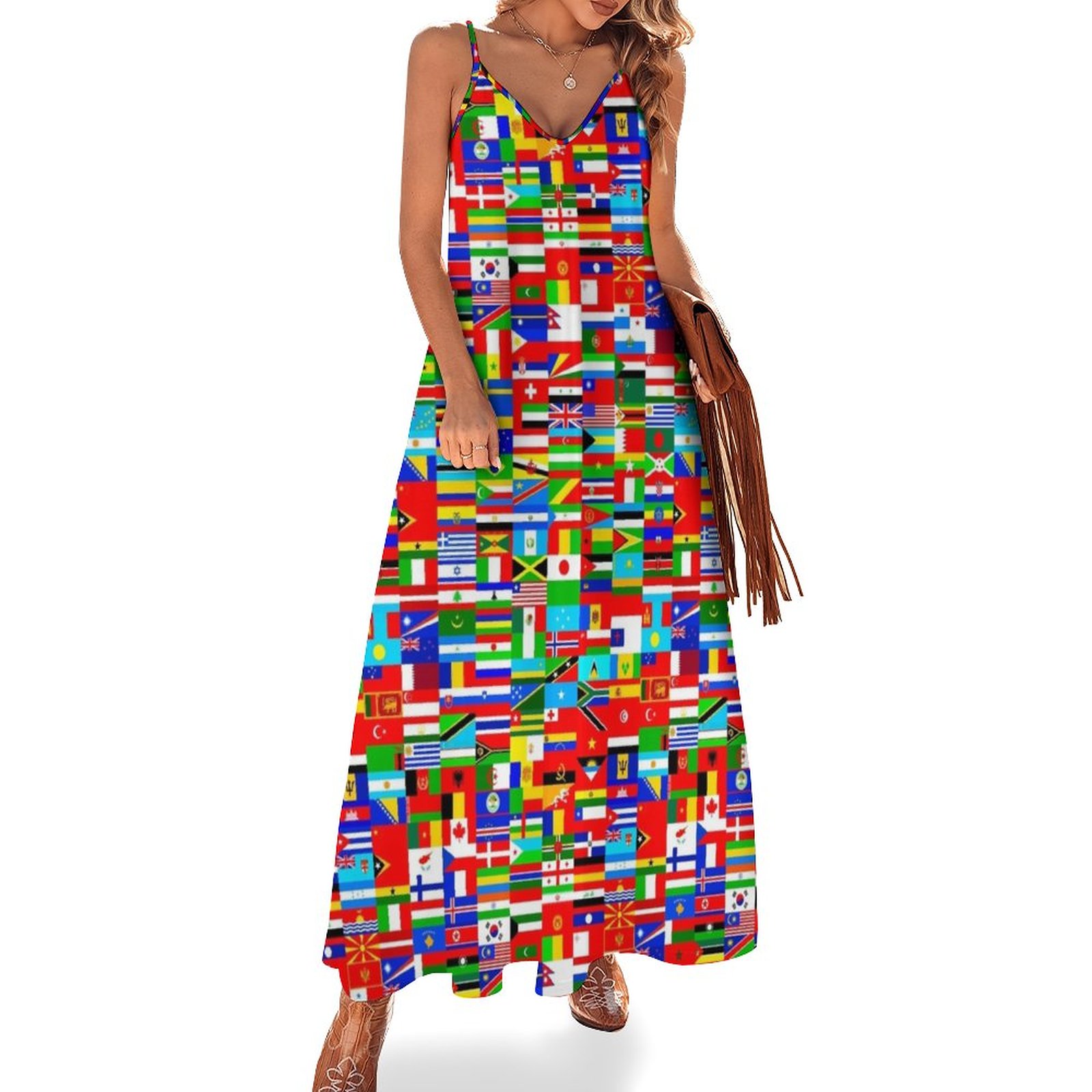 FLAGS OF E WORLD Sleeveless Dress Women's summer dress summer outfits ...