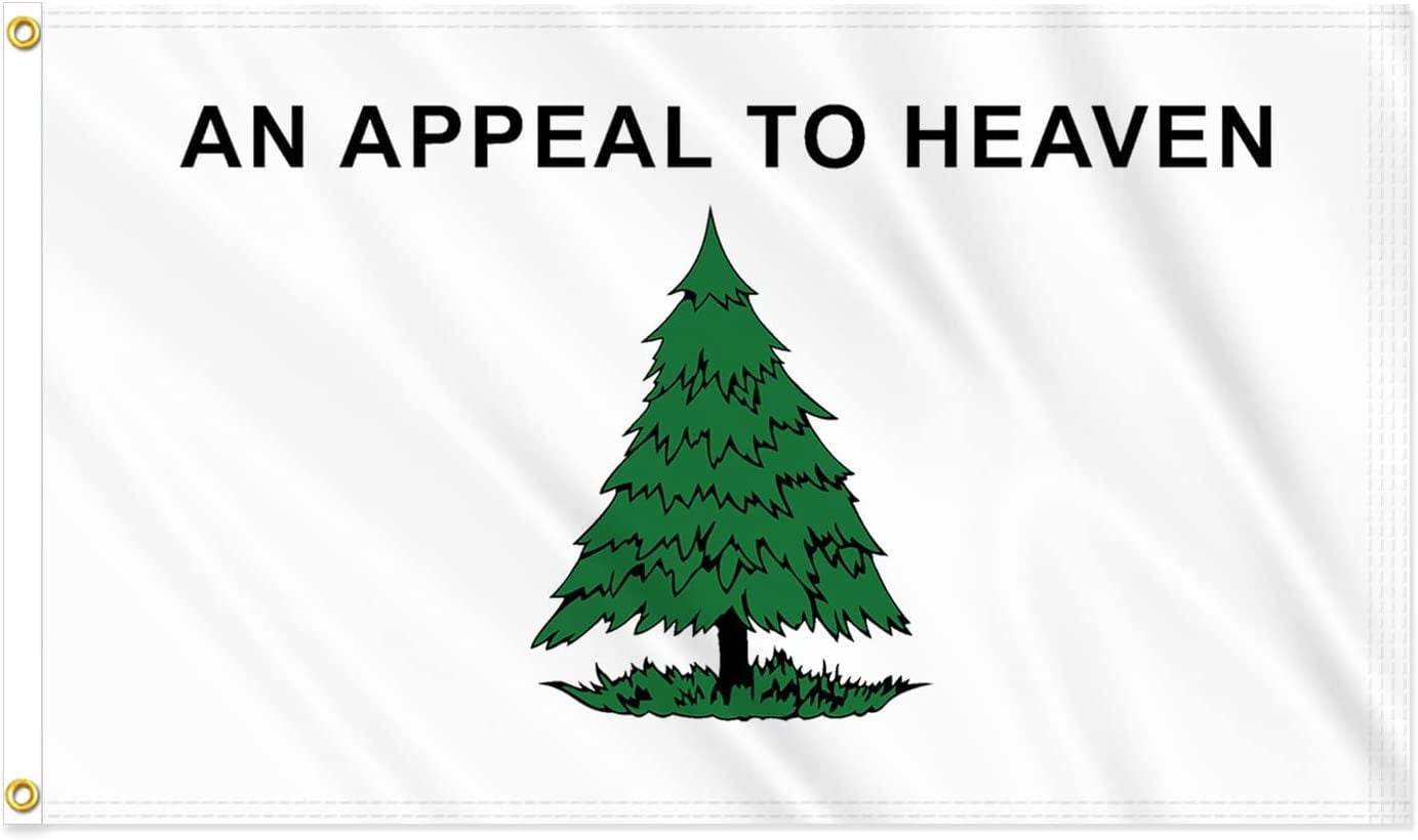 FLAGWIN Appeal To Heaven Flag, Double Sided Pine Tree Flag, 3x5 FT ...