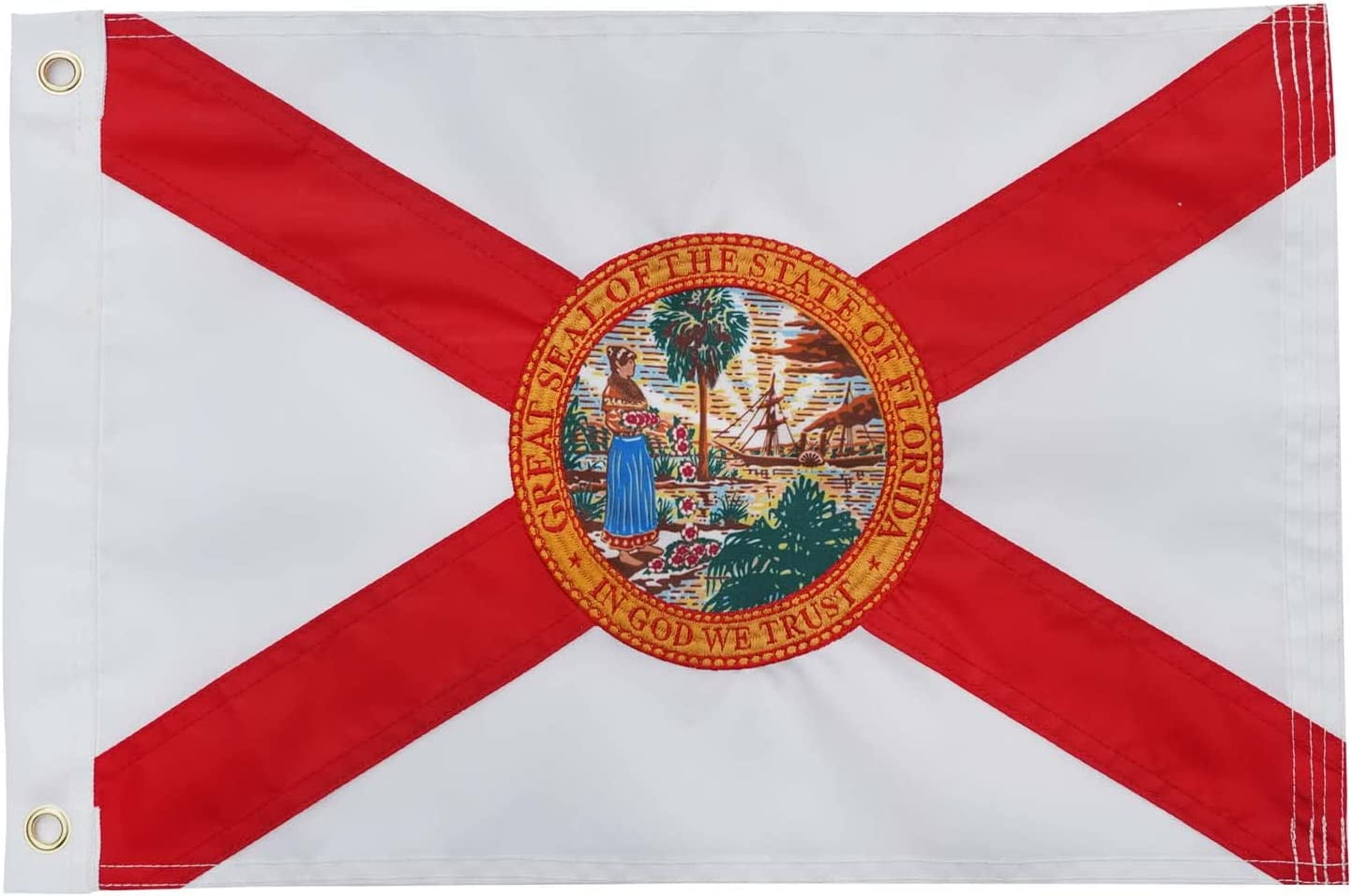 FLAGWIN Florida State Flag 18'' x 12'', Florida Nautical Flags with ...
