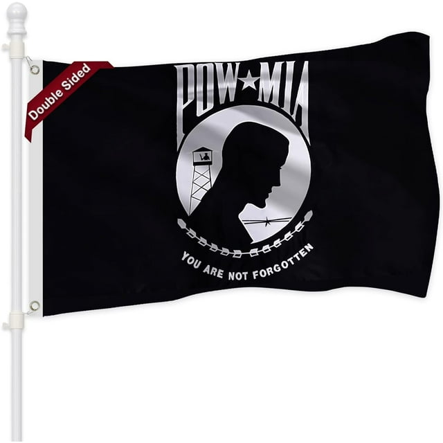 FLAGWIN Pow Mia Flag 3x5 FT Outdoor Double Sided, Heavy Duty ...