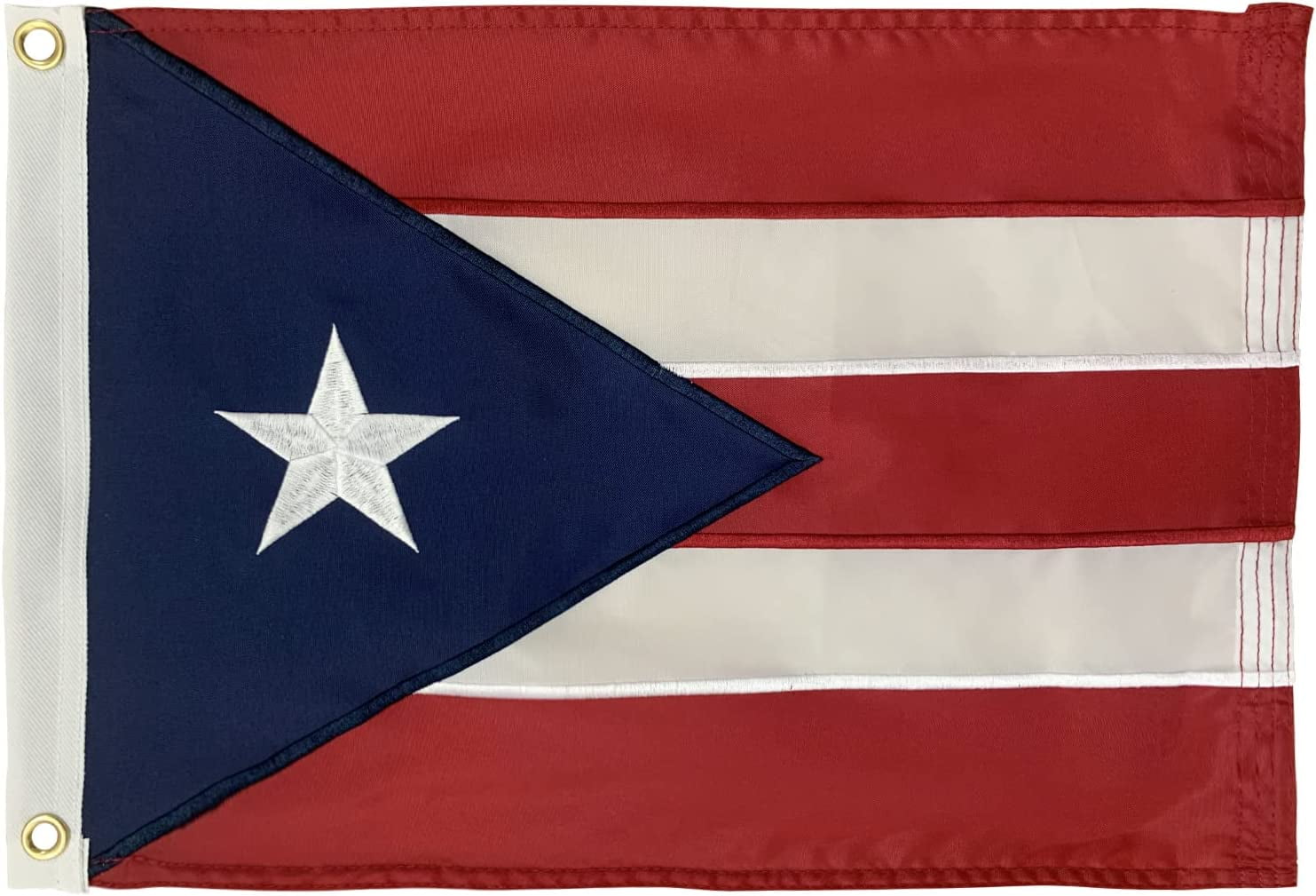 FLAGWIN Puerto Rico Flag 12 x 18 inches Nylon Puerto Rican Nautical ...