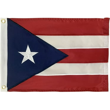 2x3 Embroidered Sewn Puerto Rico 300D Nylon Flag 2'x3' - Walmart.com