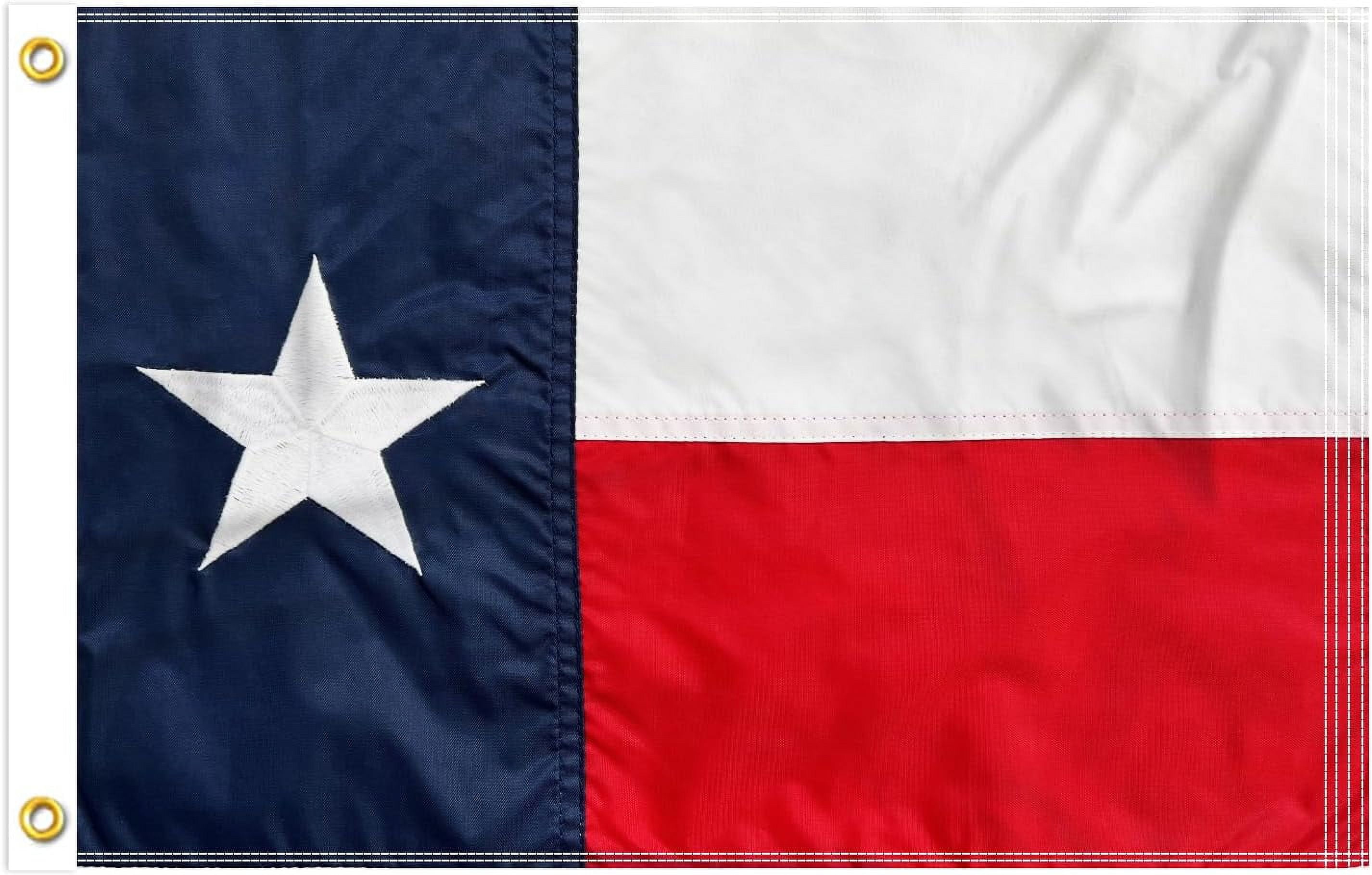 FLAGWIN Texas Flag 12x18, Embroidered Small Texas Flags Outdoor, Texas ...